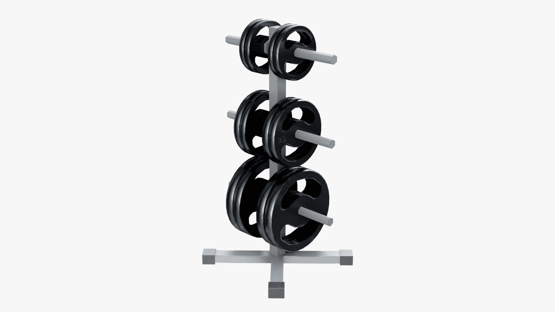 Circular Weight Rack 3D Model - TurboSquid 1816530