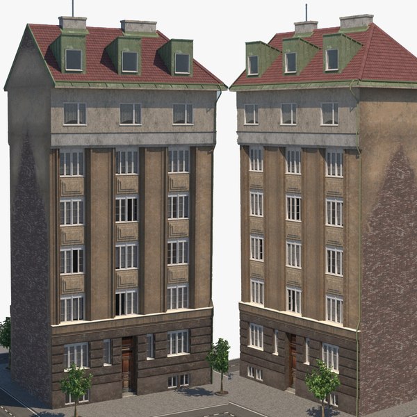 Old building architecture 3D model - TurboSquid 1598149