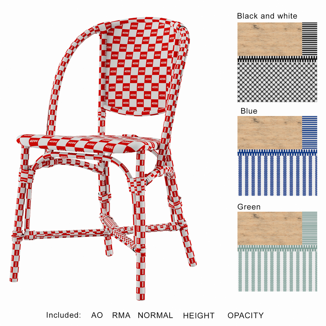Krzesło Bistro Model 3D - TurboSquid 1750885