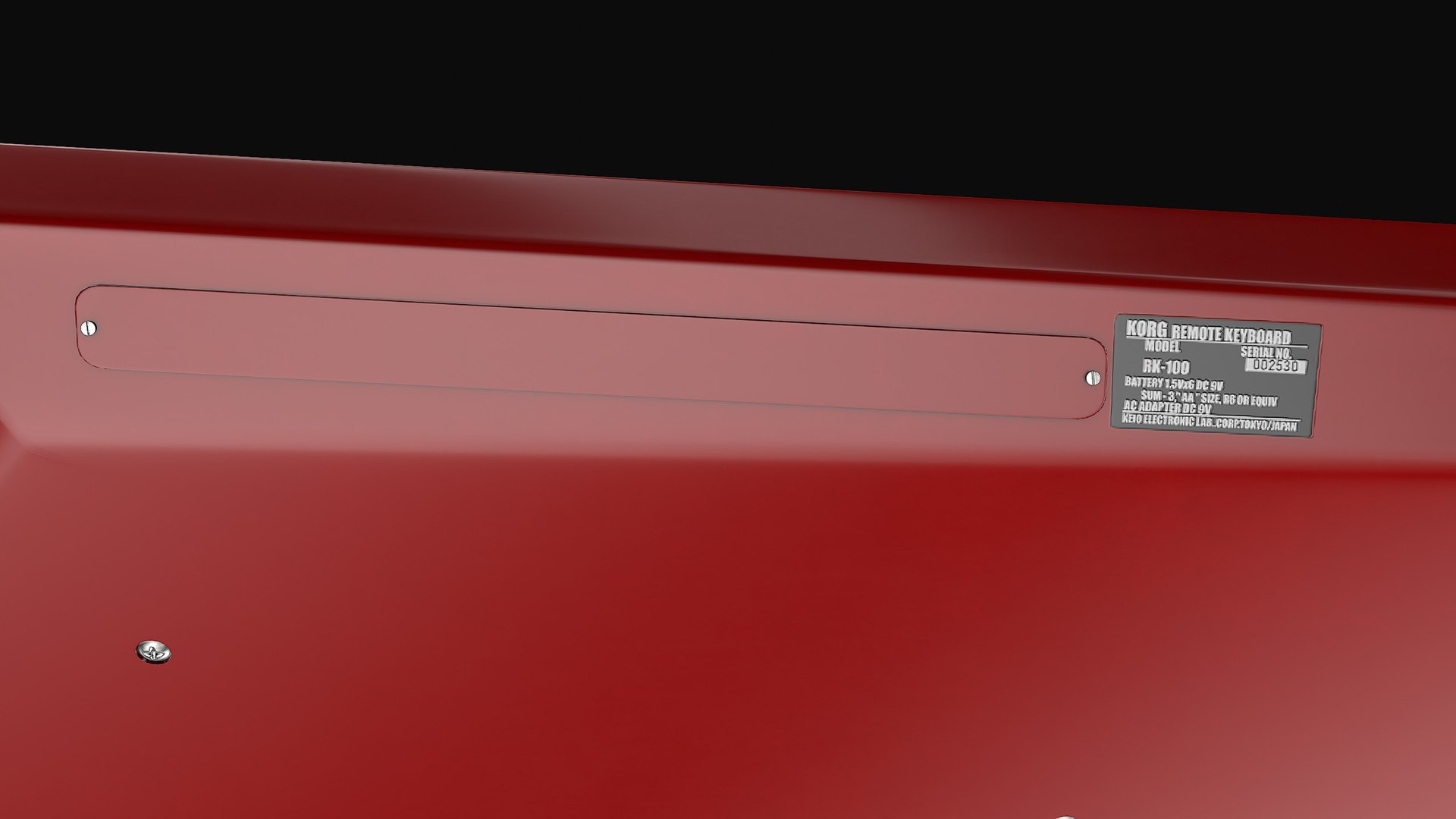 Korg RK-100 Keytar Synthesizer 3D Model - TurboSquid 2233957