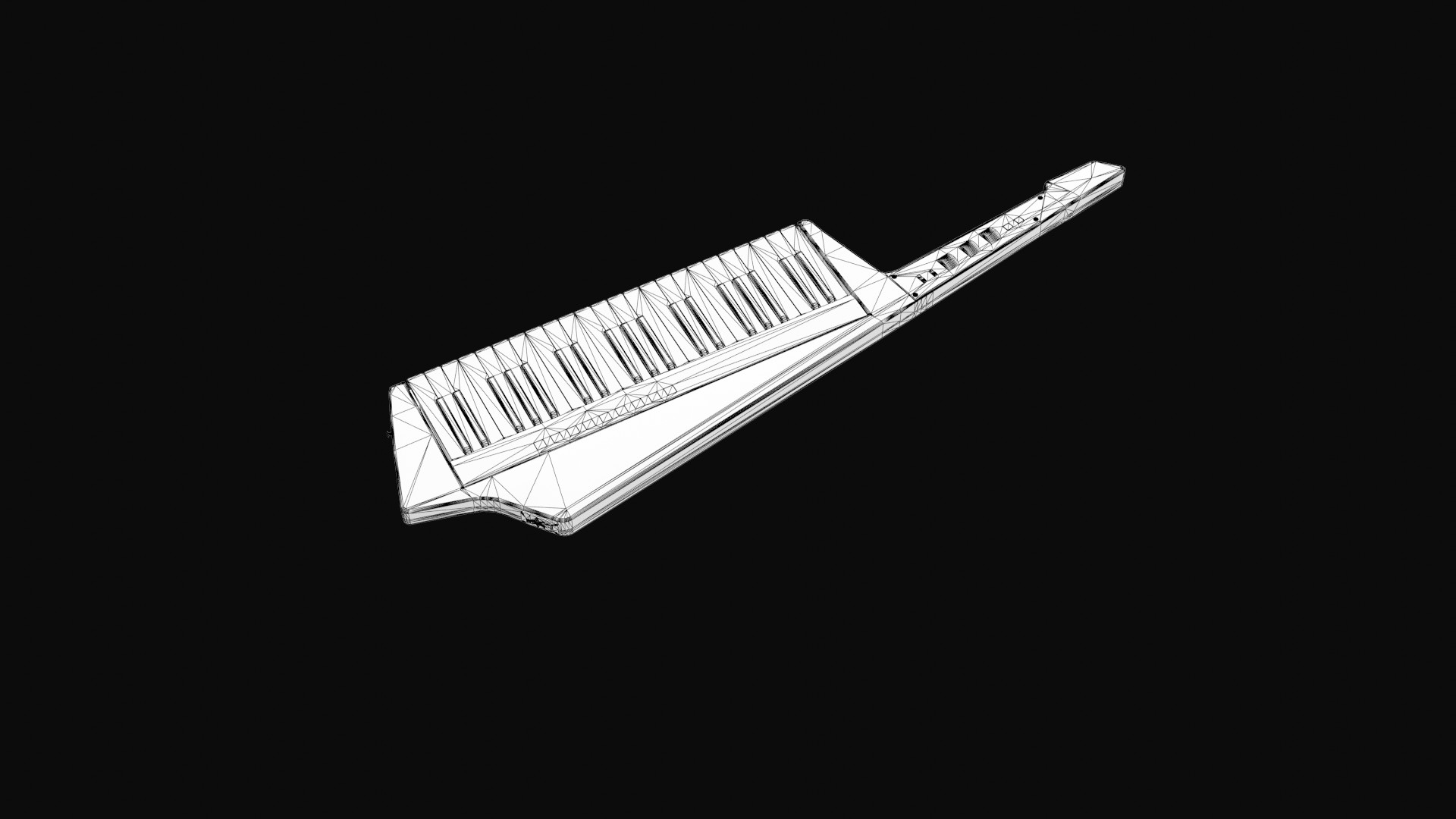 Korg RK-100 Keytar Synthesizer 3D Model - TurboSquid 2233957
