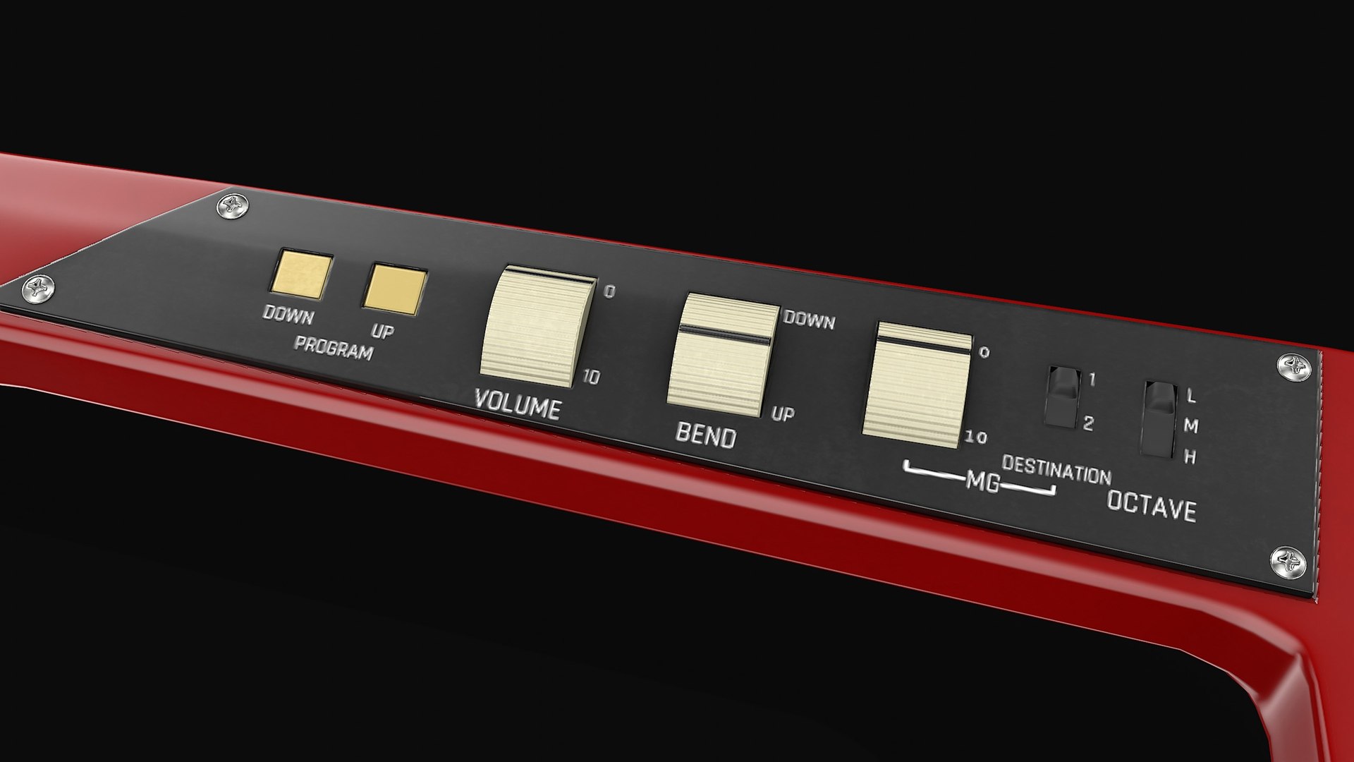 Korg RK-100 Keytar Synthesizer 3D Model - TurboSquid 2233957