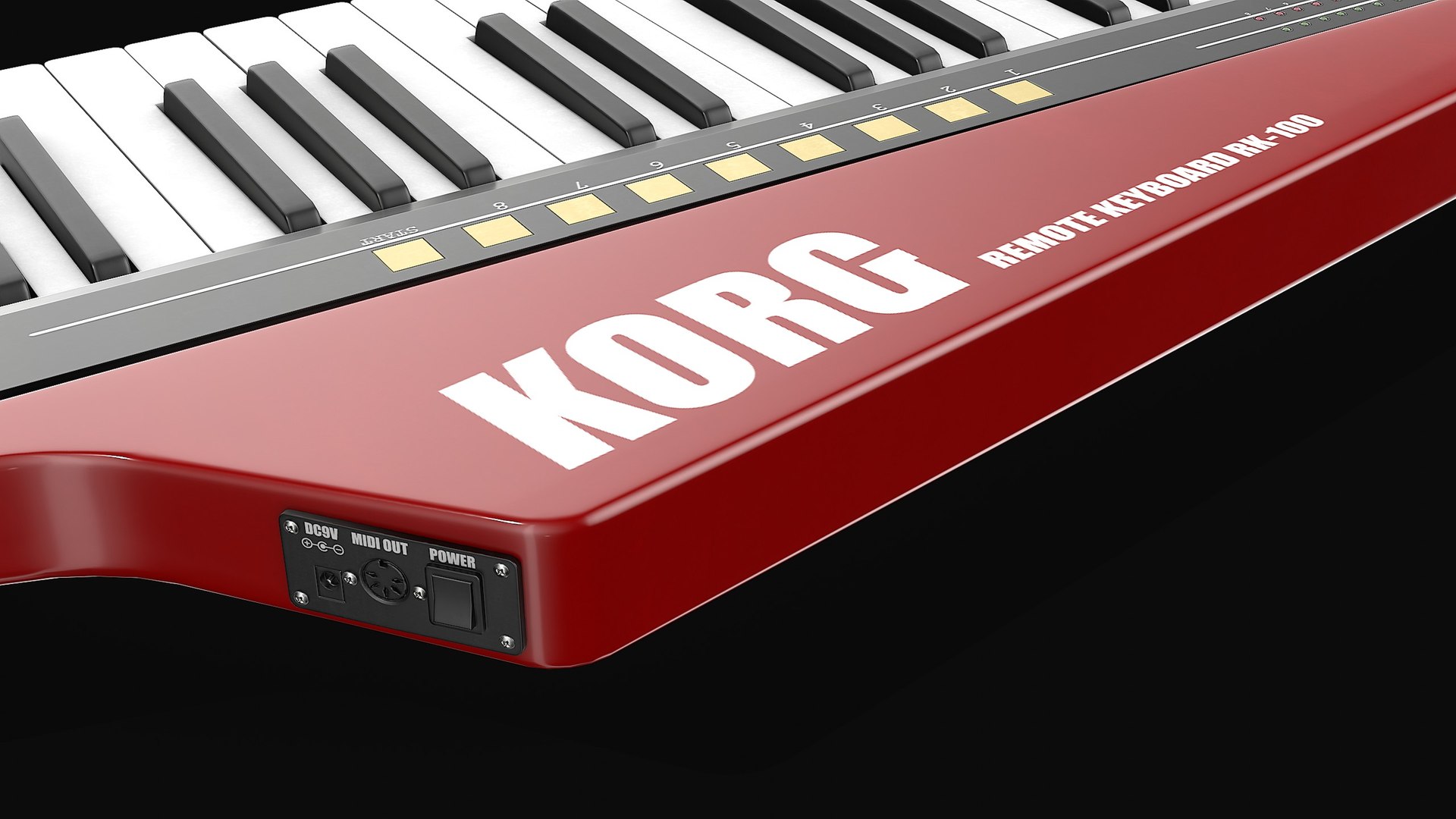 Korg RK-100 Keytar Synthesizer 3D Model - TurboSquid 2233957