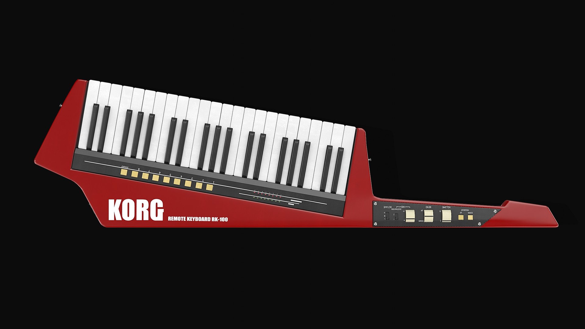 Korg RK-100 Keytar Synthesizer 3D Model - TurboSquid 2233957