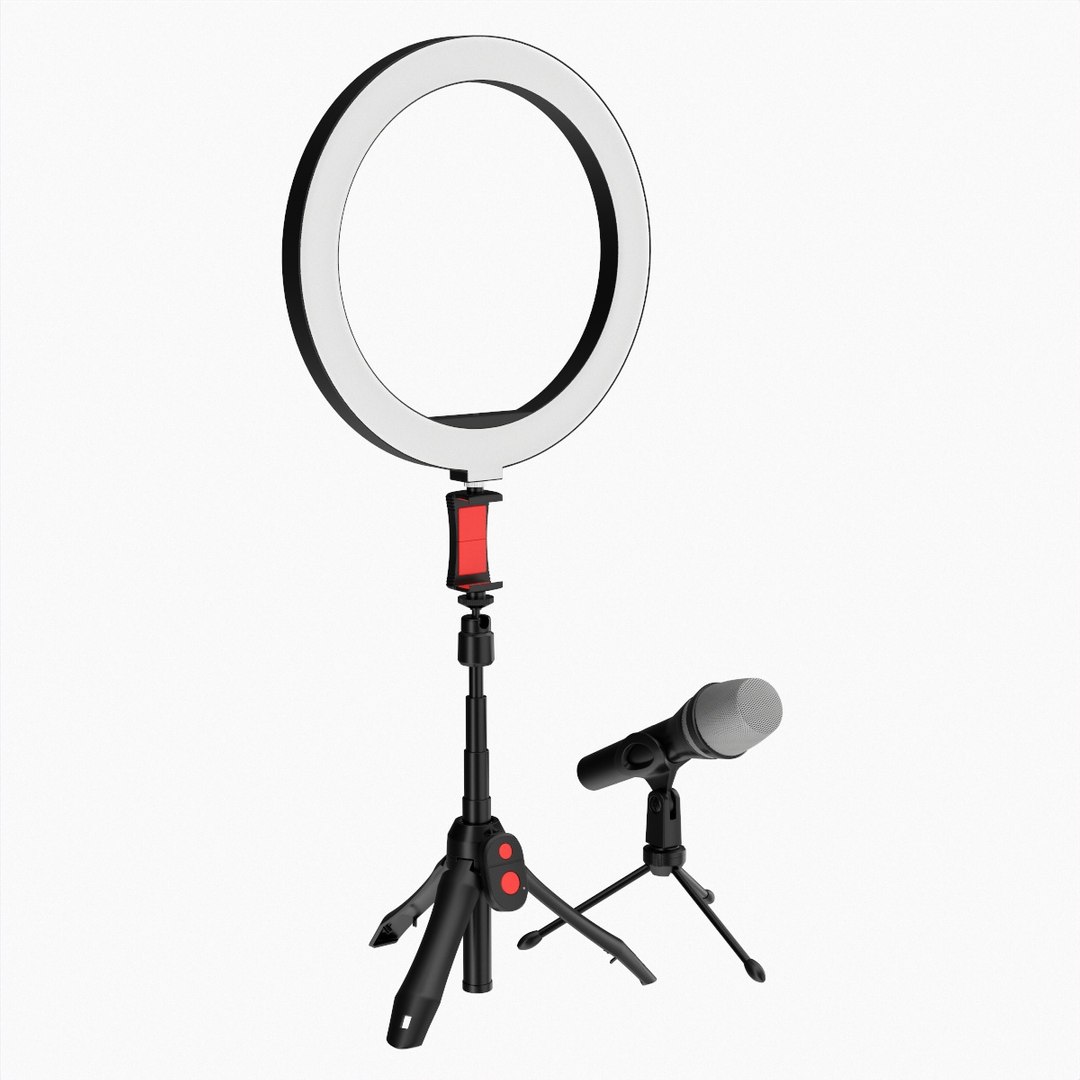 Live streaming kit 3D model - TurboSquid 1825016