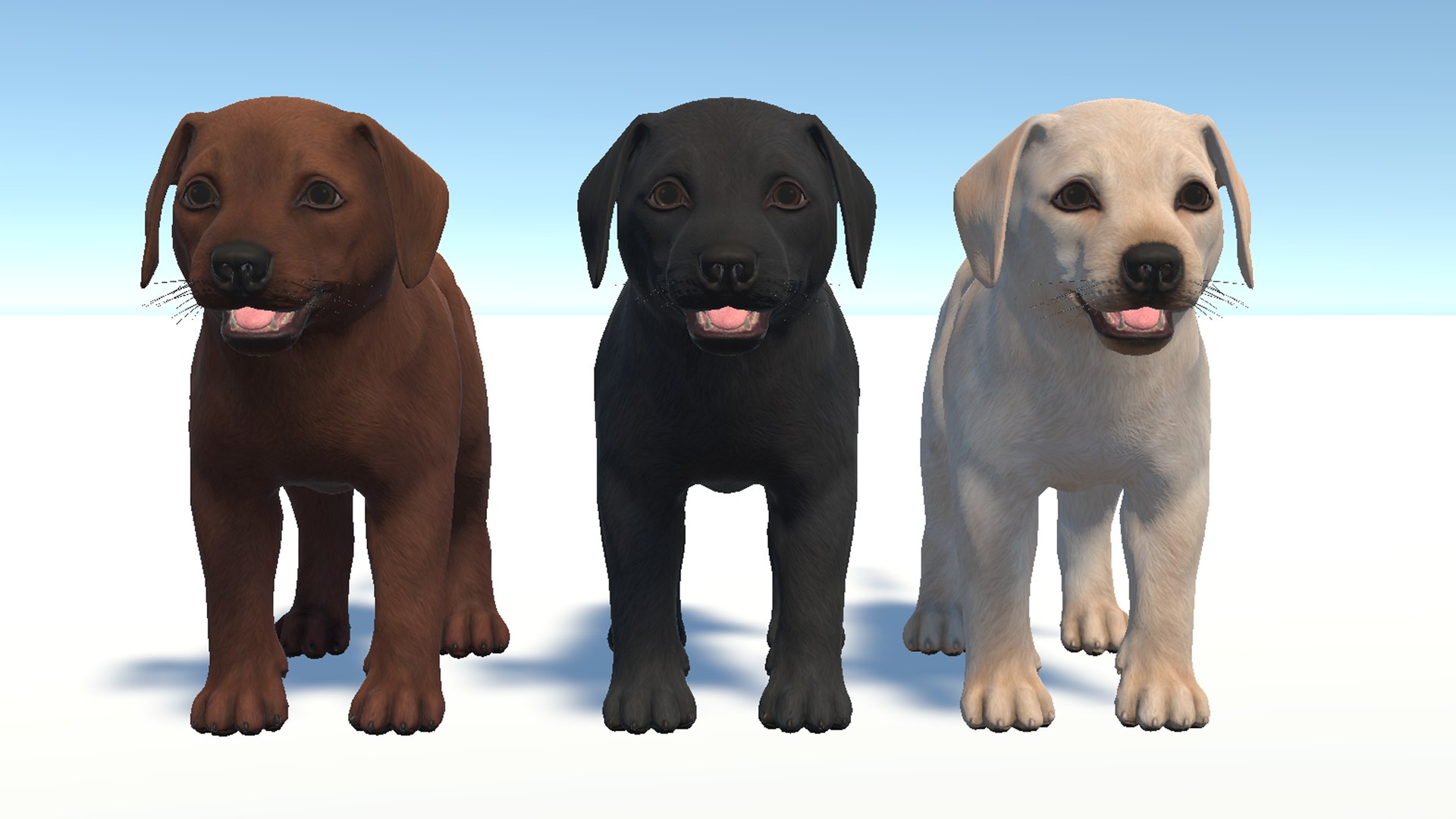 Puppy - Labrador Model - TurboSquid 2070753