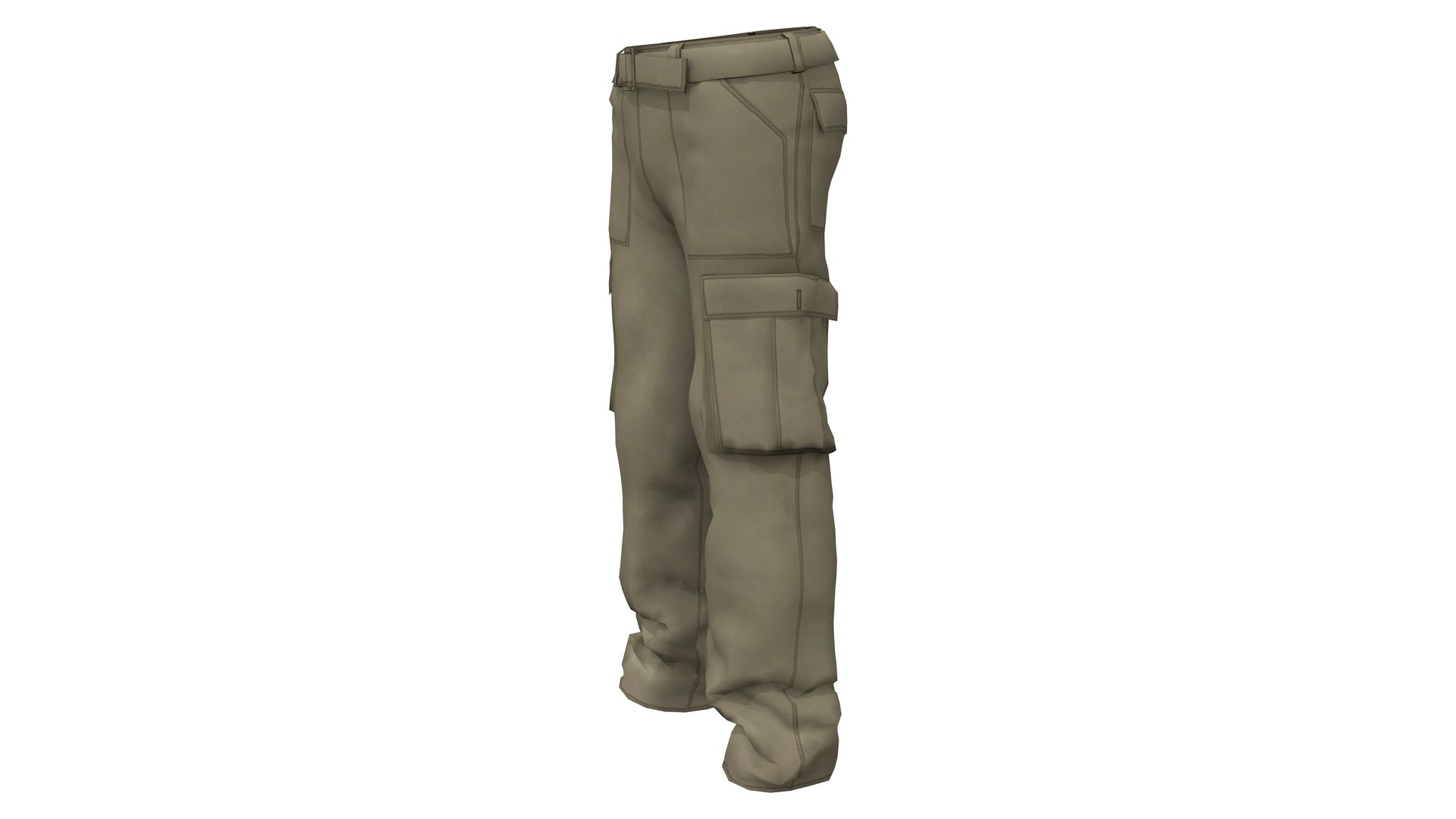 Men Cargo Pants Model - TurboSquid 1924723
