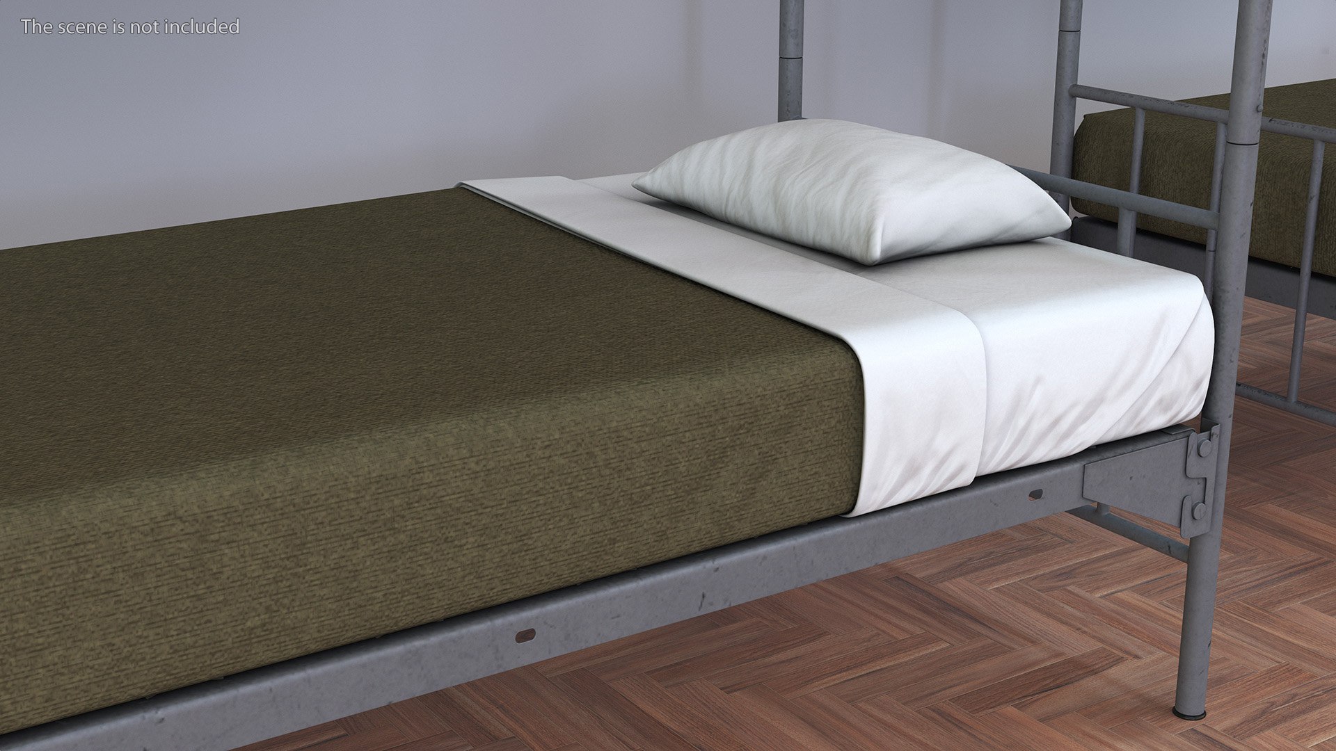 Military Bunk Bed Worn 3D - TurboSquid 2079678