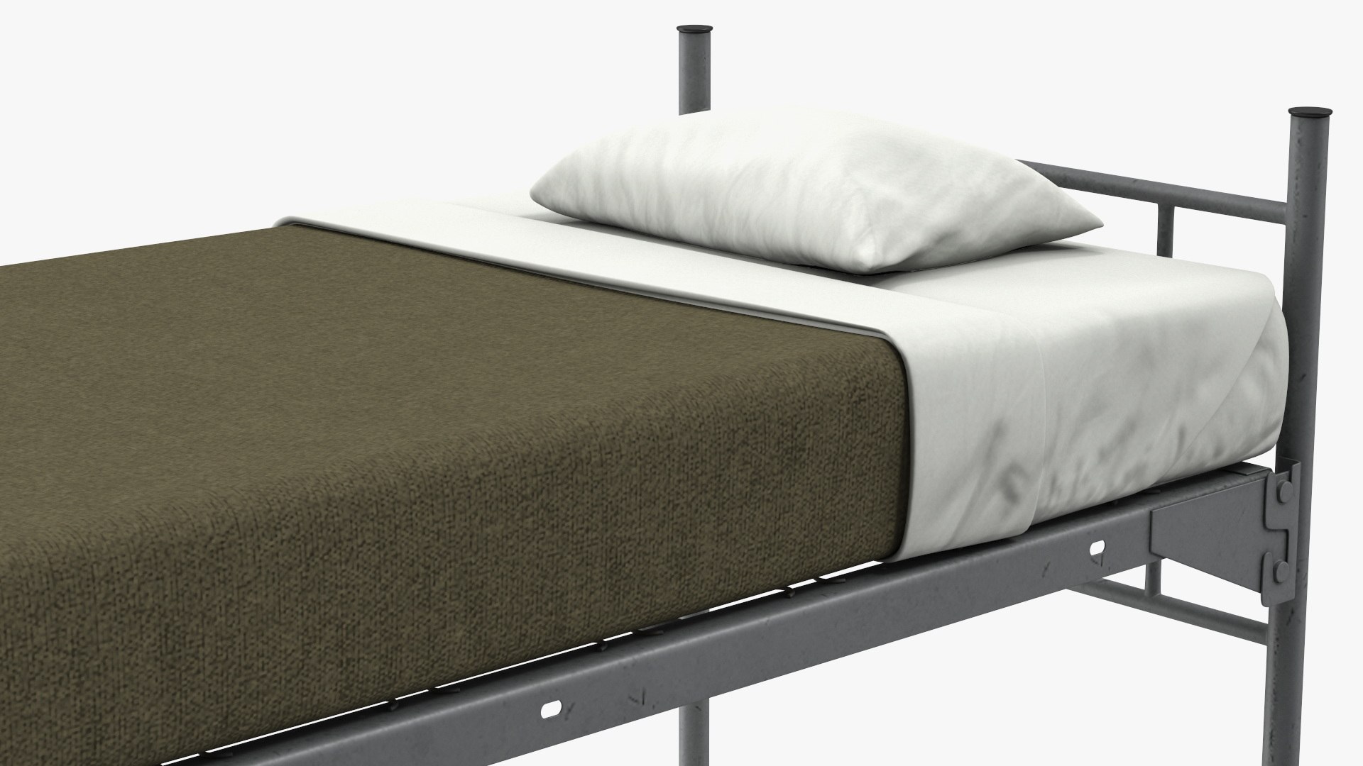 Military Bunk Bed Worn 3D - TurboSquid 2079678