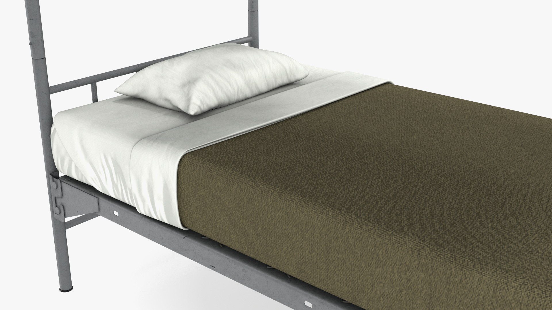 Military Bunk Bed Worn 3D - TurboSquid 2079678
