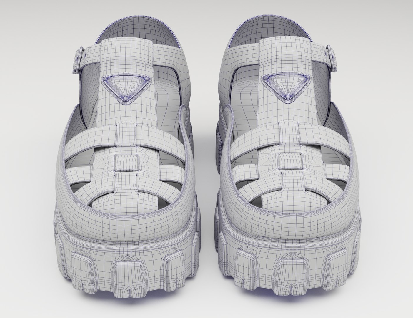Chunky Sandals Prada 3D model - TurboSquid 2154987