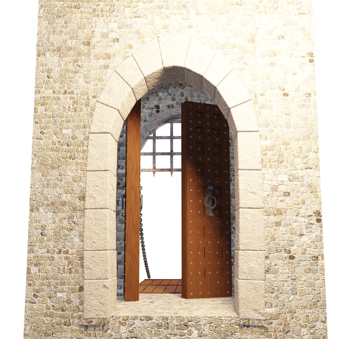 Castle Gate Model - TurboSquid 1587840