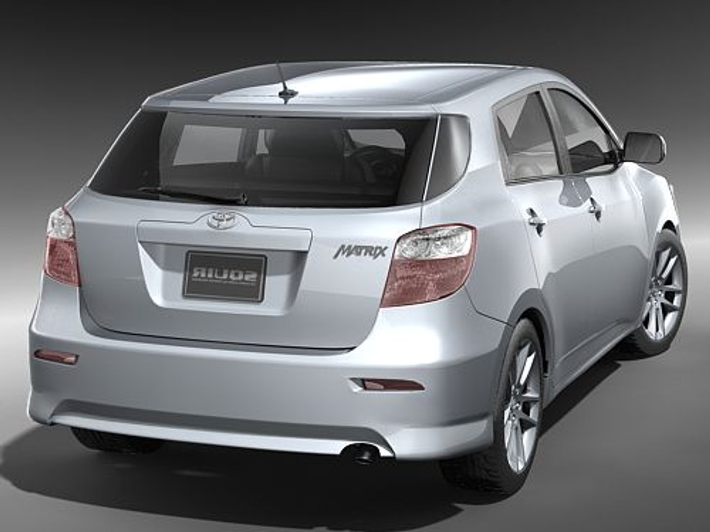 Toyota Matrix Car 3d Model