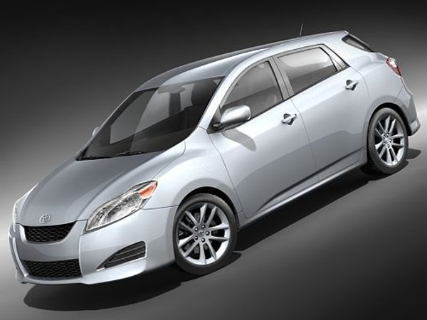 toyota matrix car 3d model