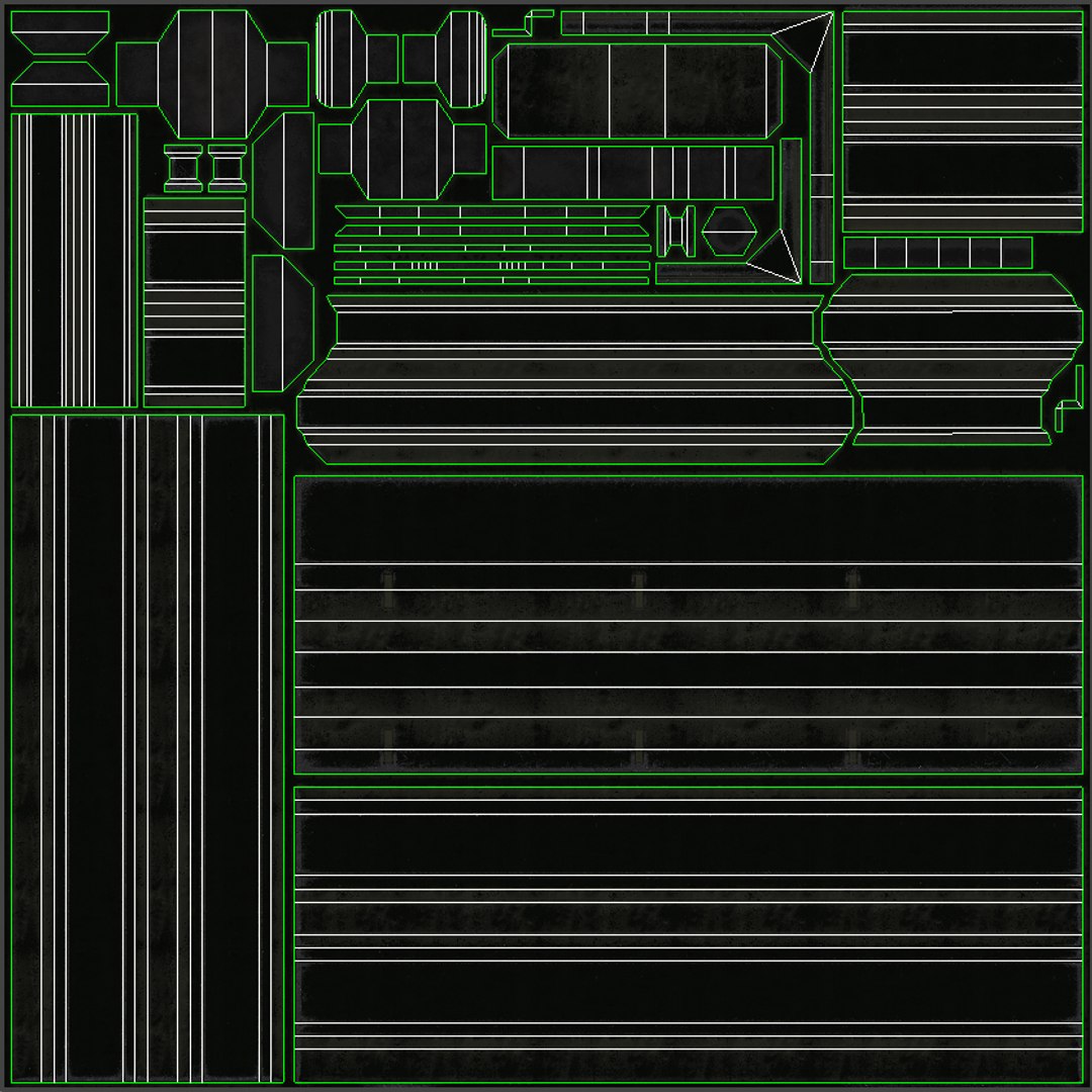 3D Beams Module A - TurboSquid 1808083