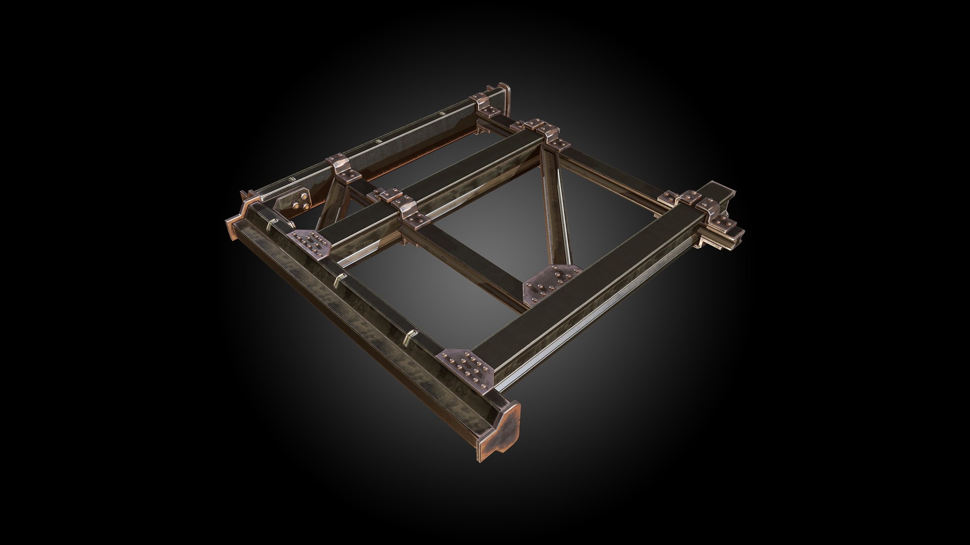 3D Beams Module A - TurboSquid 1808083