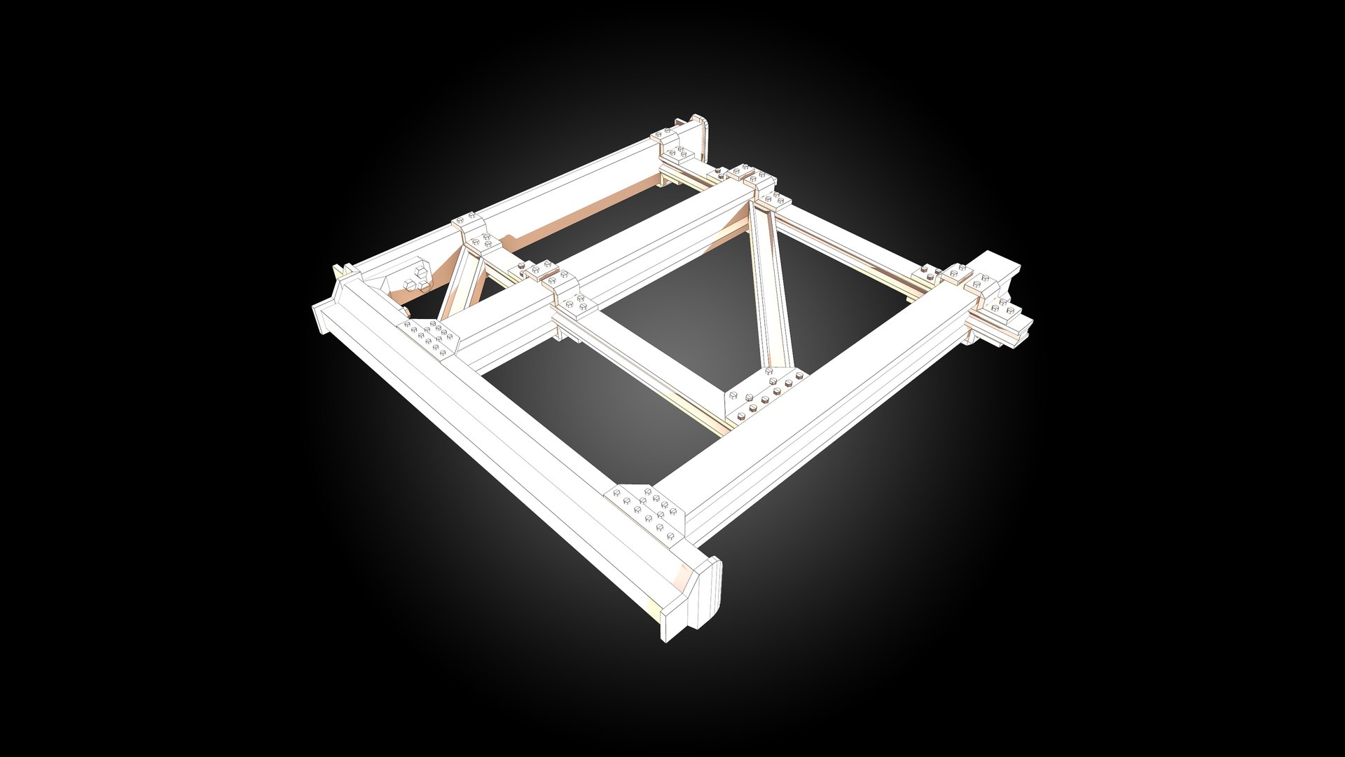 3D Beams Module A - TurboSquid 1808083