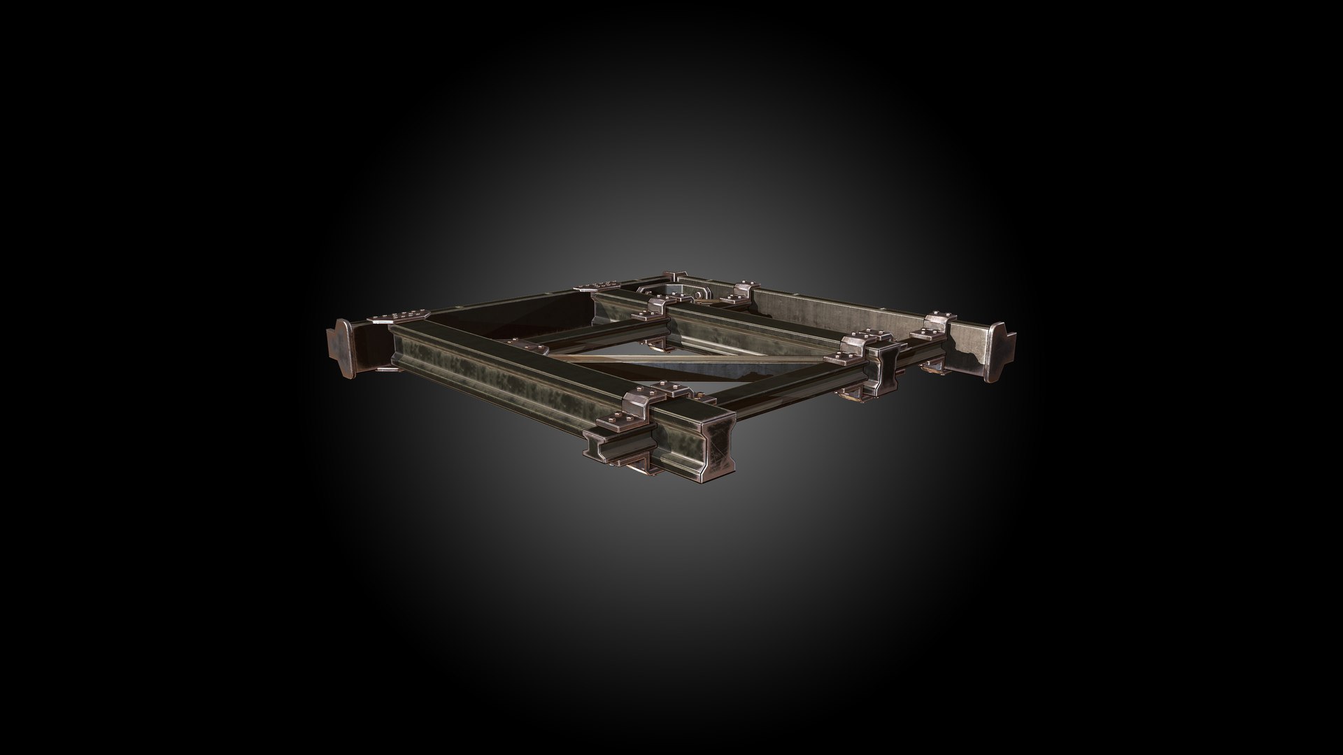 3D Beams Module A - TurboSquid 1808083