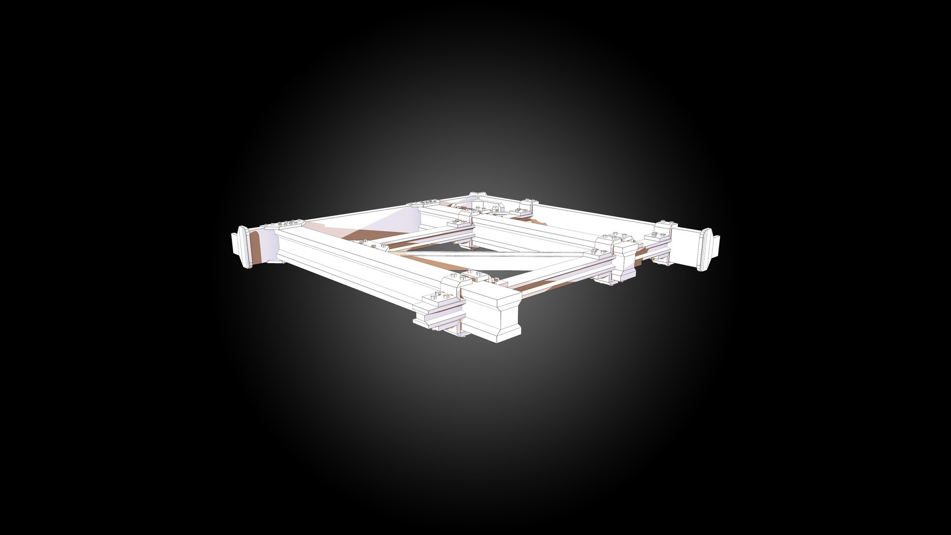 3D Beams Module A - TurboSquid 1808083