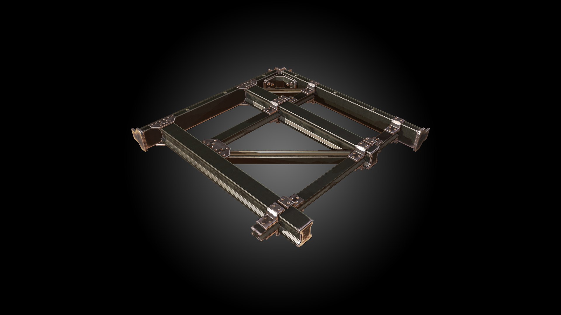 3D Beams Module A - TurboSquid 1808083