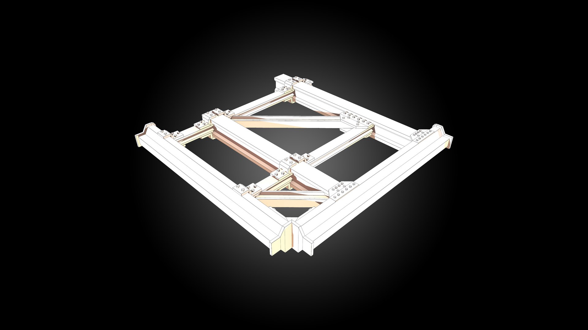 3D Beams Module A - TurboSquid 1808083
