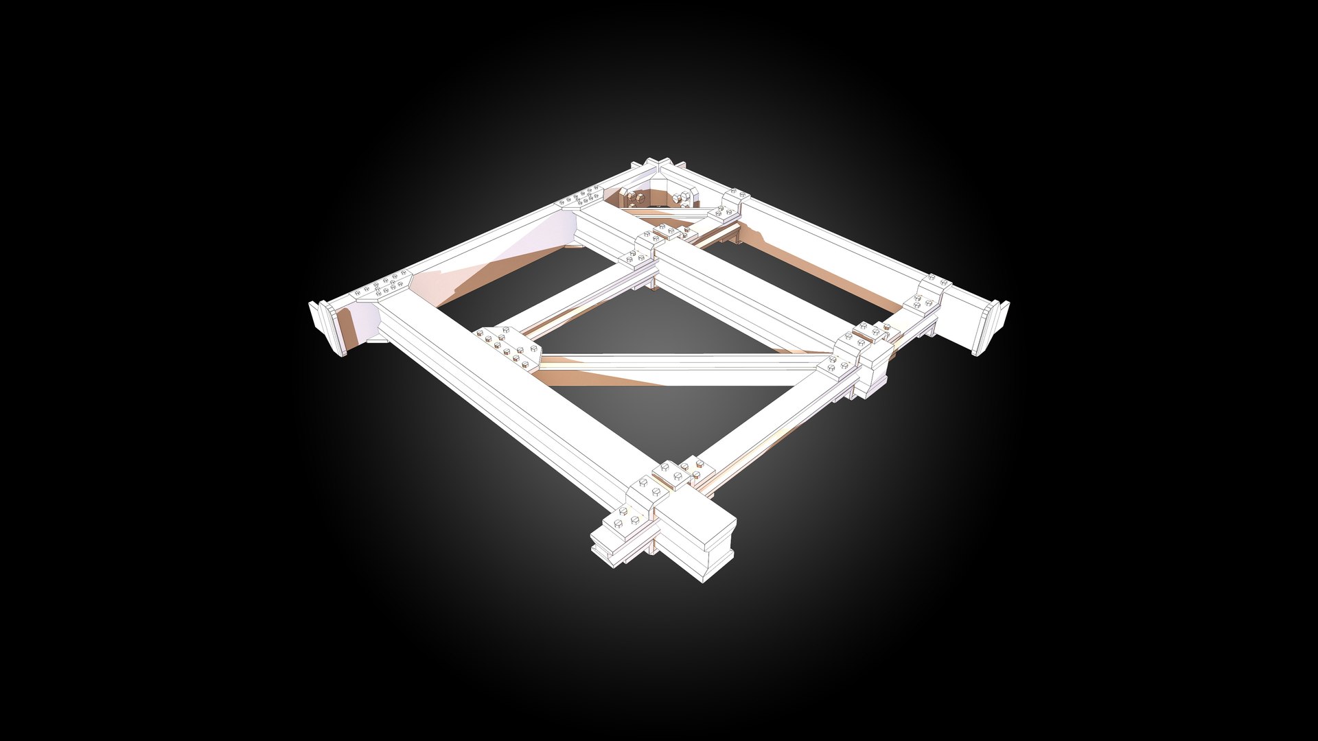 3D Beams Module A - TurboSquid 1808083