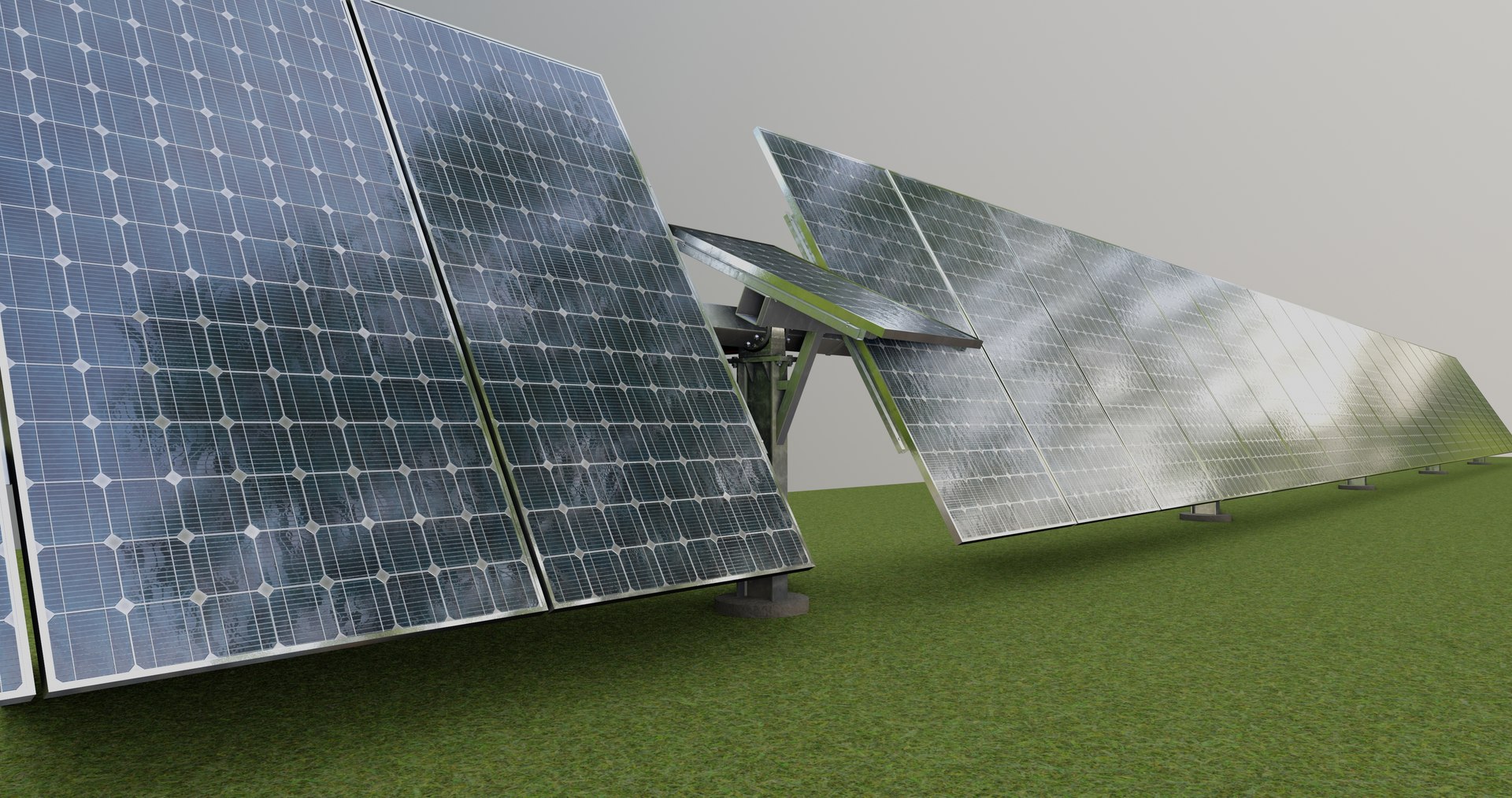 Solar Tracking Systems 3D - TurboSquid 2063959