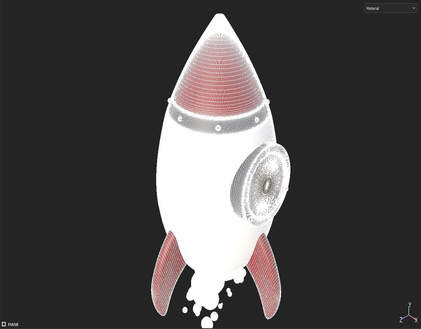 3D Toy Rocket - TurboSquid 2397645