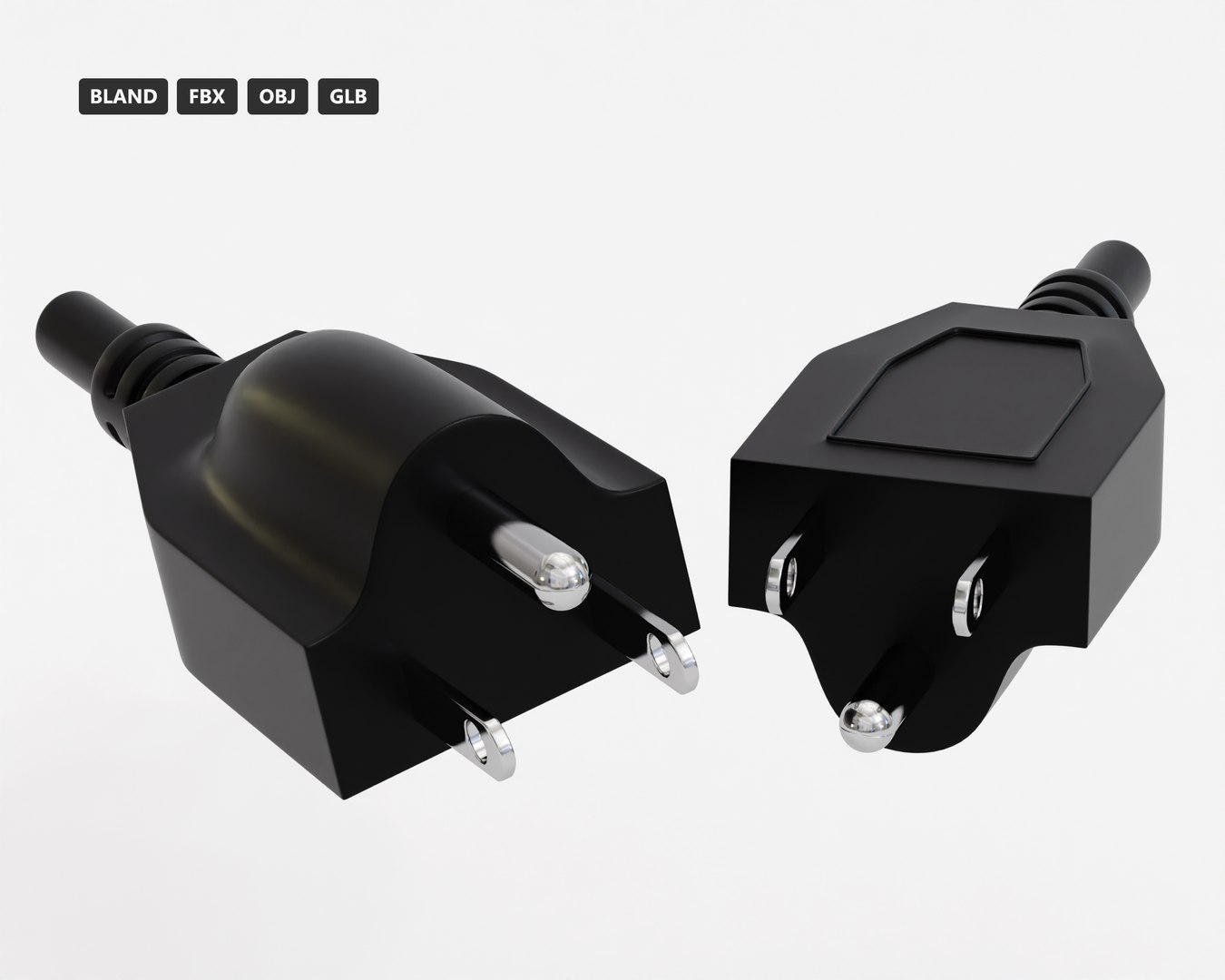 Electrical Plugs 3D Model - TurboSquid 2124308