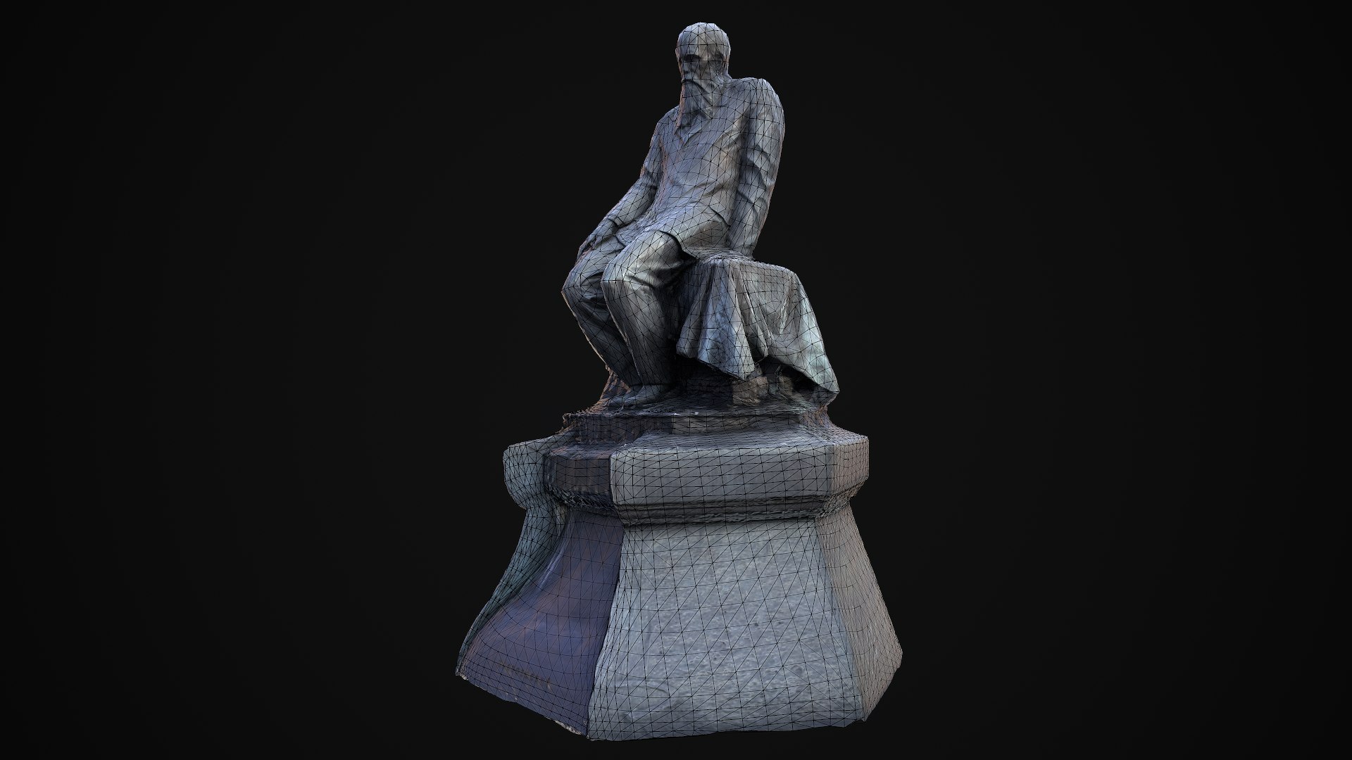 Statue Of Dostoevsky 3D Model - TurboSquid 2135992