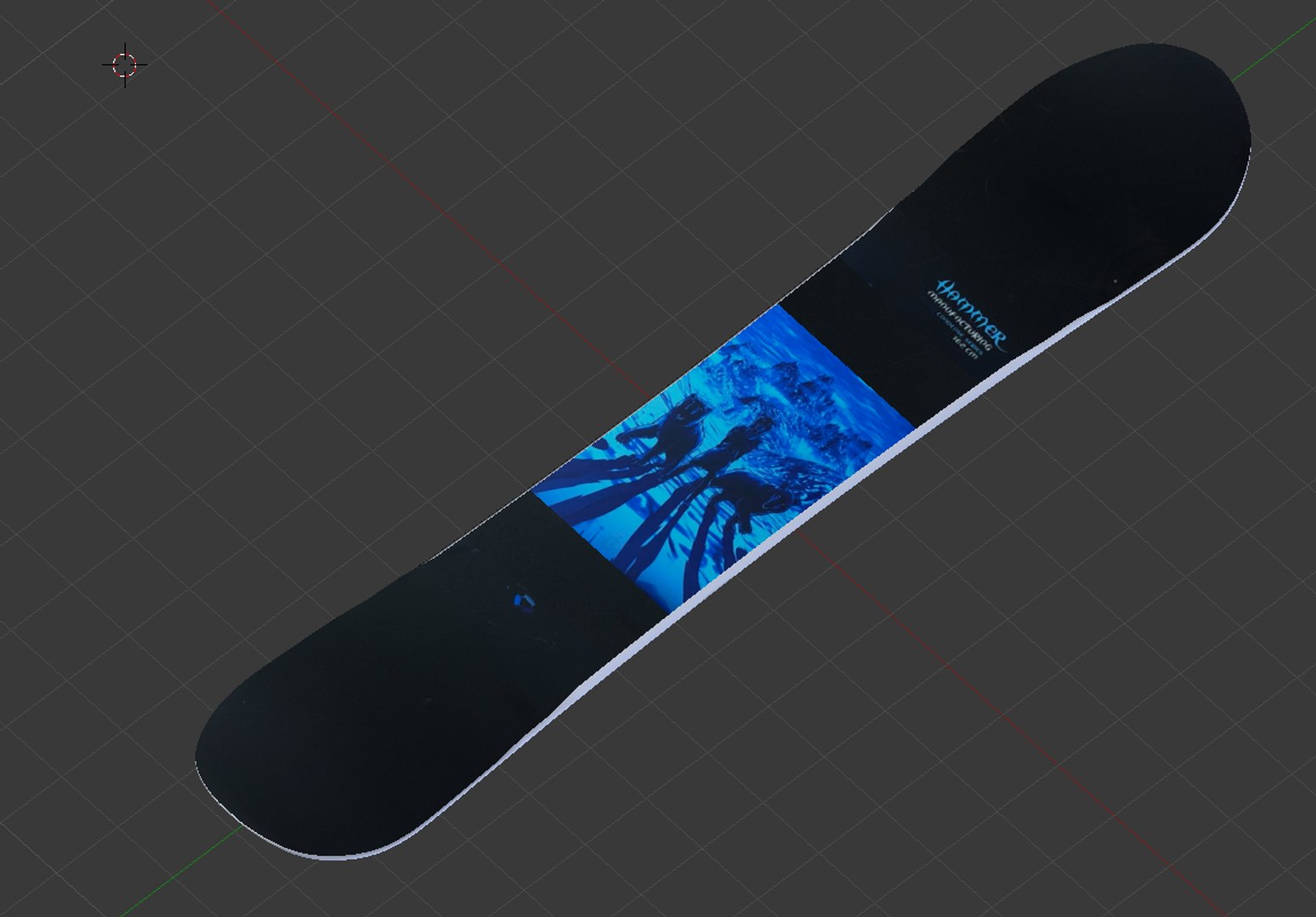 3D Snowboard Snow Board Model - TurboSquid 1352634
