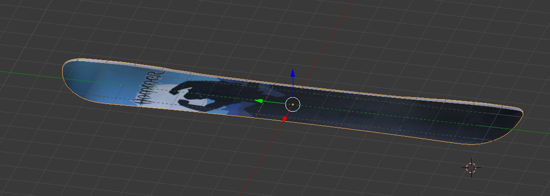 3D Snowboard Snow Board Model - TurboSquid 1352634