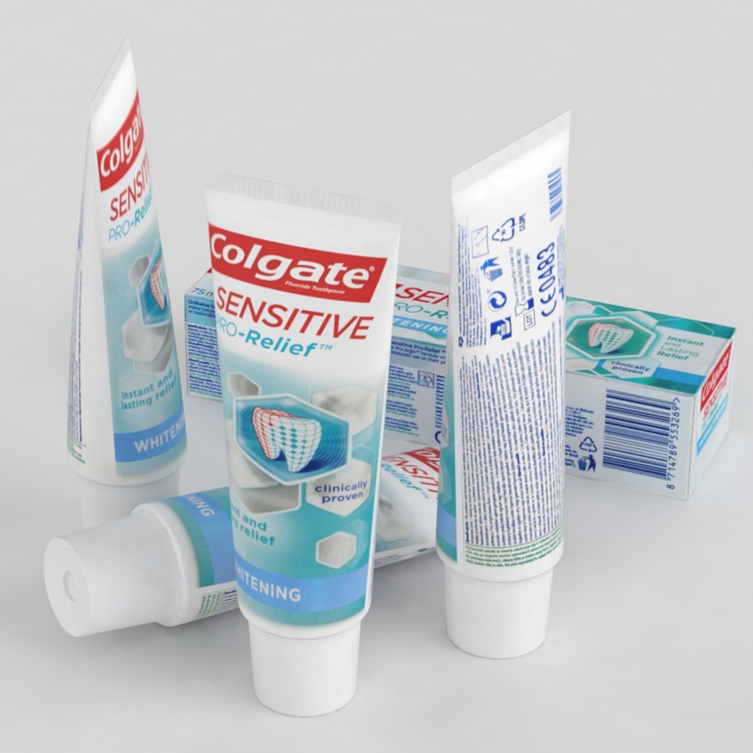 Colgate Toothpaste 3D Model - TurboSquid 1245670