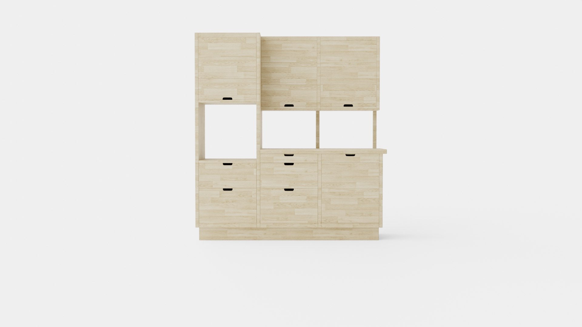 Kitchen Wardrobe 3D Model - TurboSquid 2315550