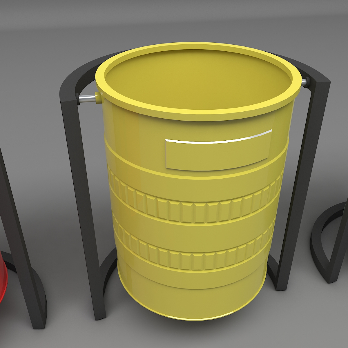 Container garbage model - TurboSquid 1235322