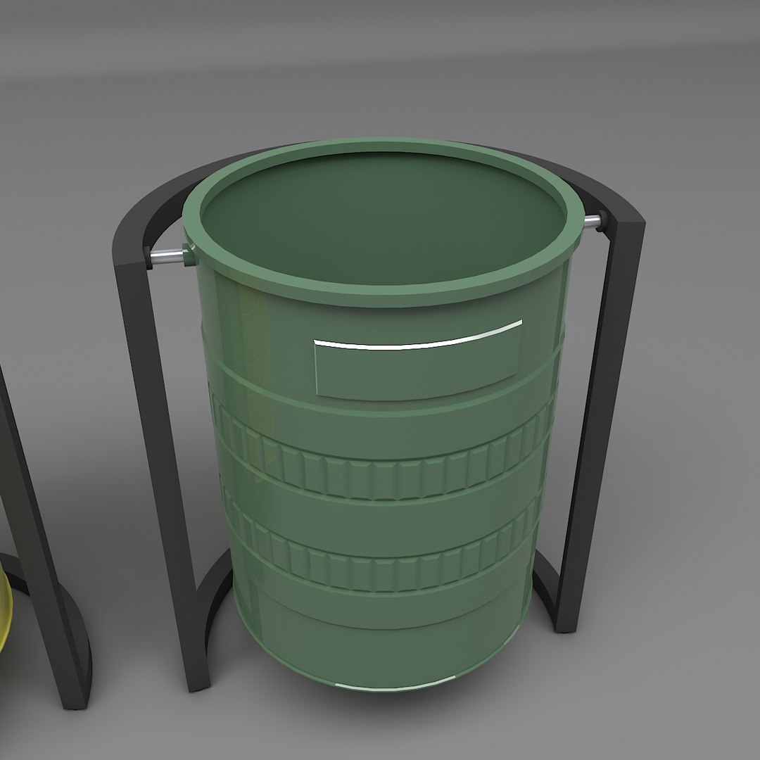 Container Garbage Model - TurboSquid 1235322