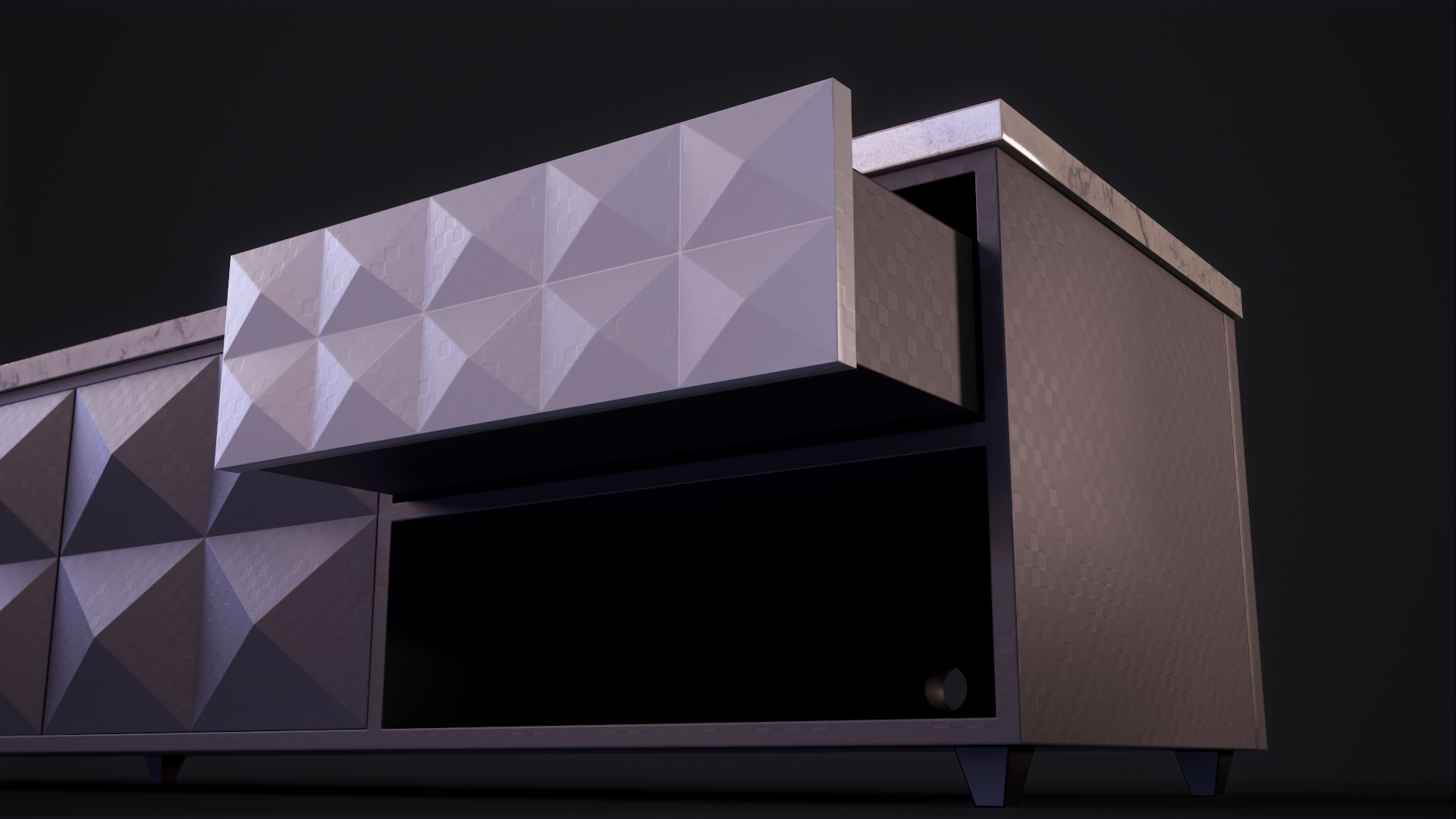 3D TV Unit - TurboSquid 1805024