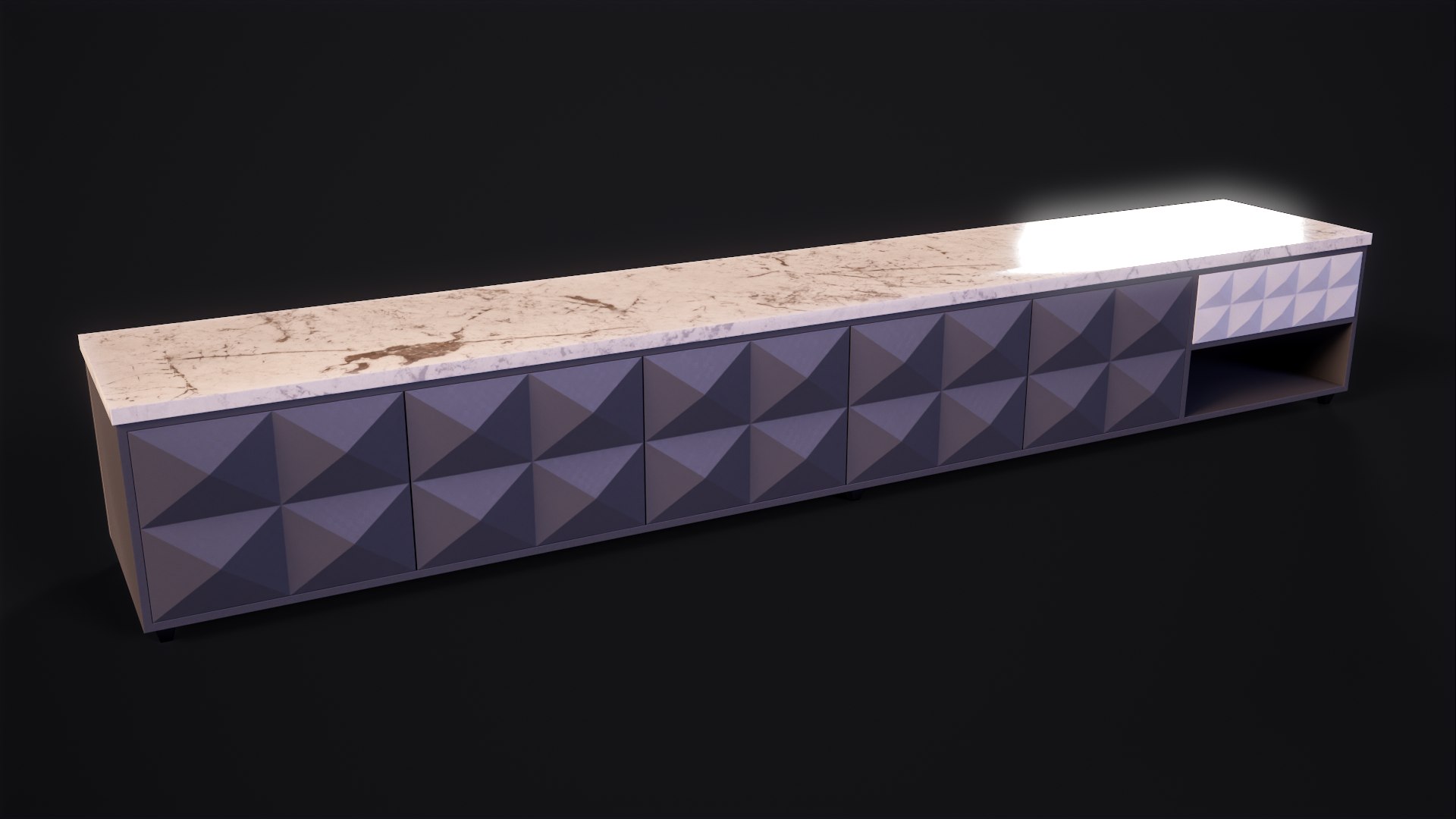 3D TV Unit - TurboSquid 1805024