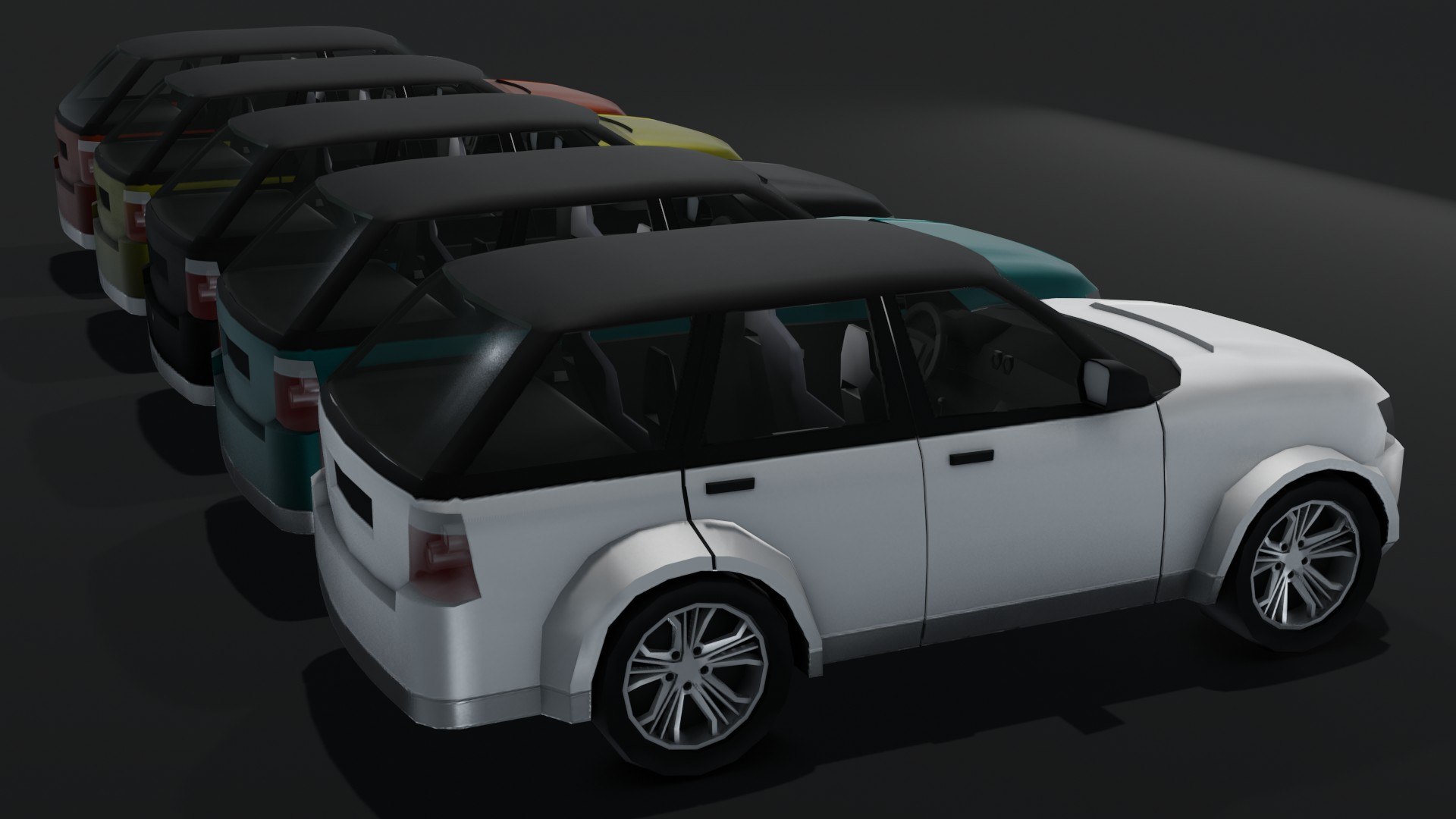 Generic Suv Car Interior 3D Model - TurboSquid 1622438