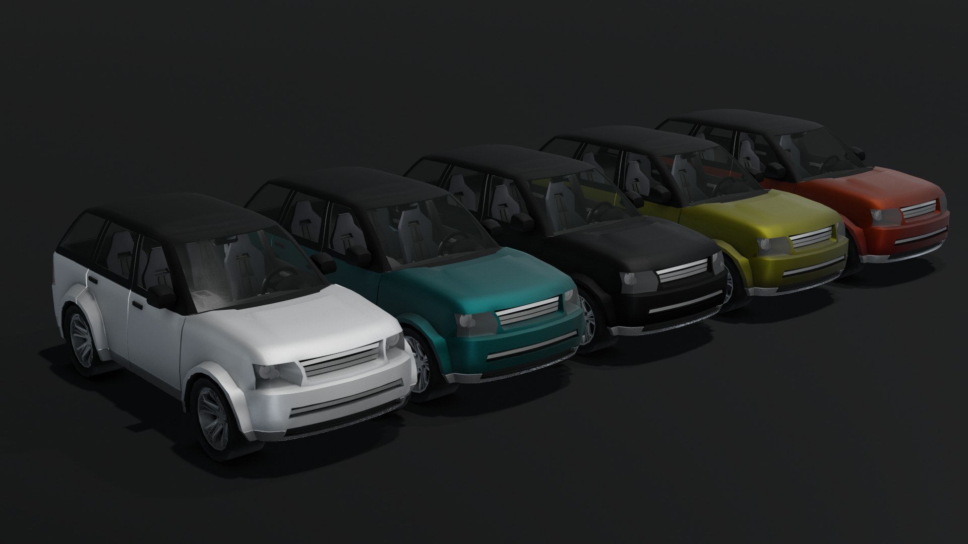 Generic Suv Car Interior 3D Model - TurboSquid 1622438