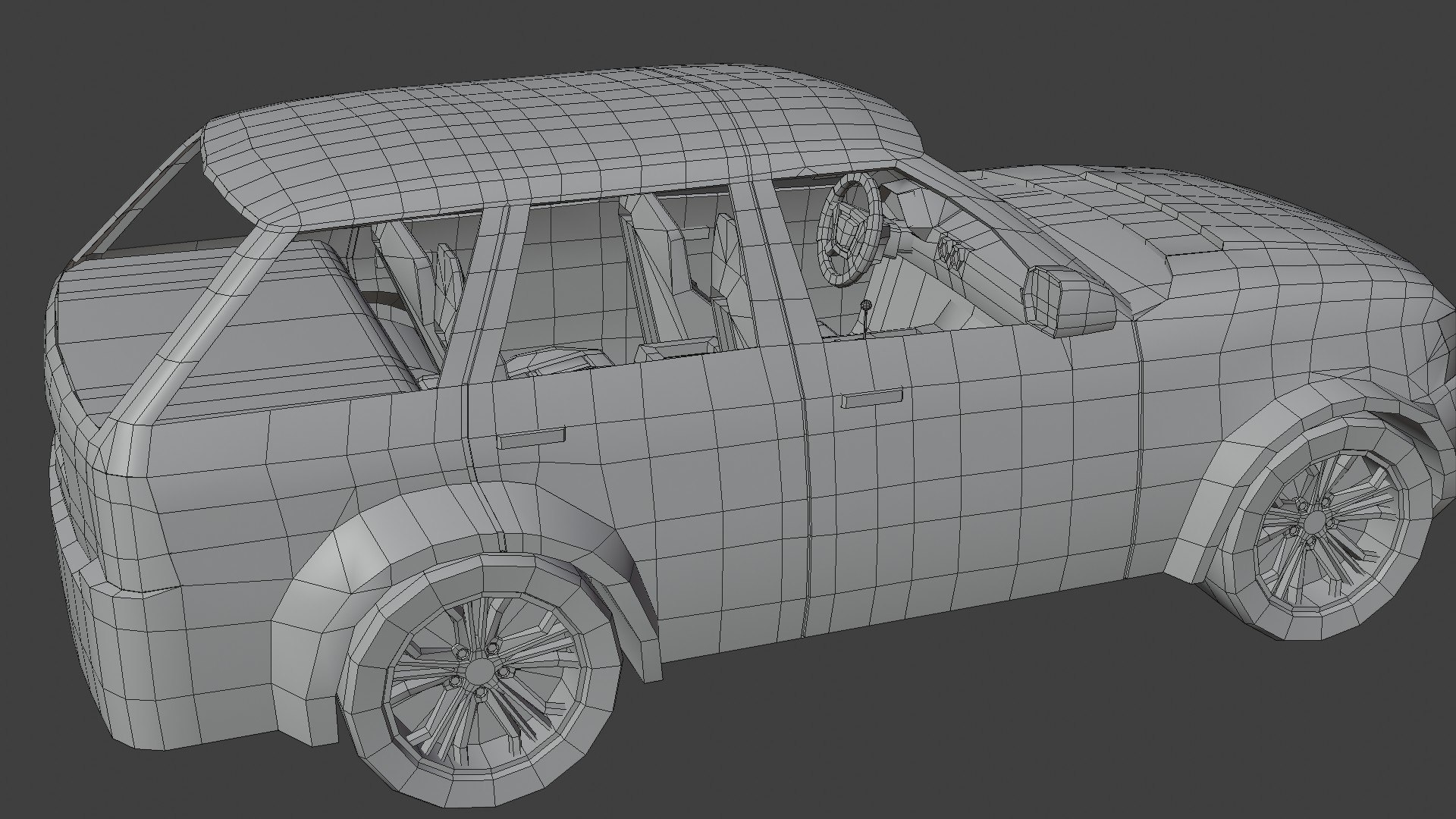 Generic Suv Car Interior 3D Model - TurboSquid 1622438
