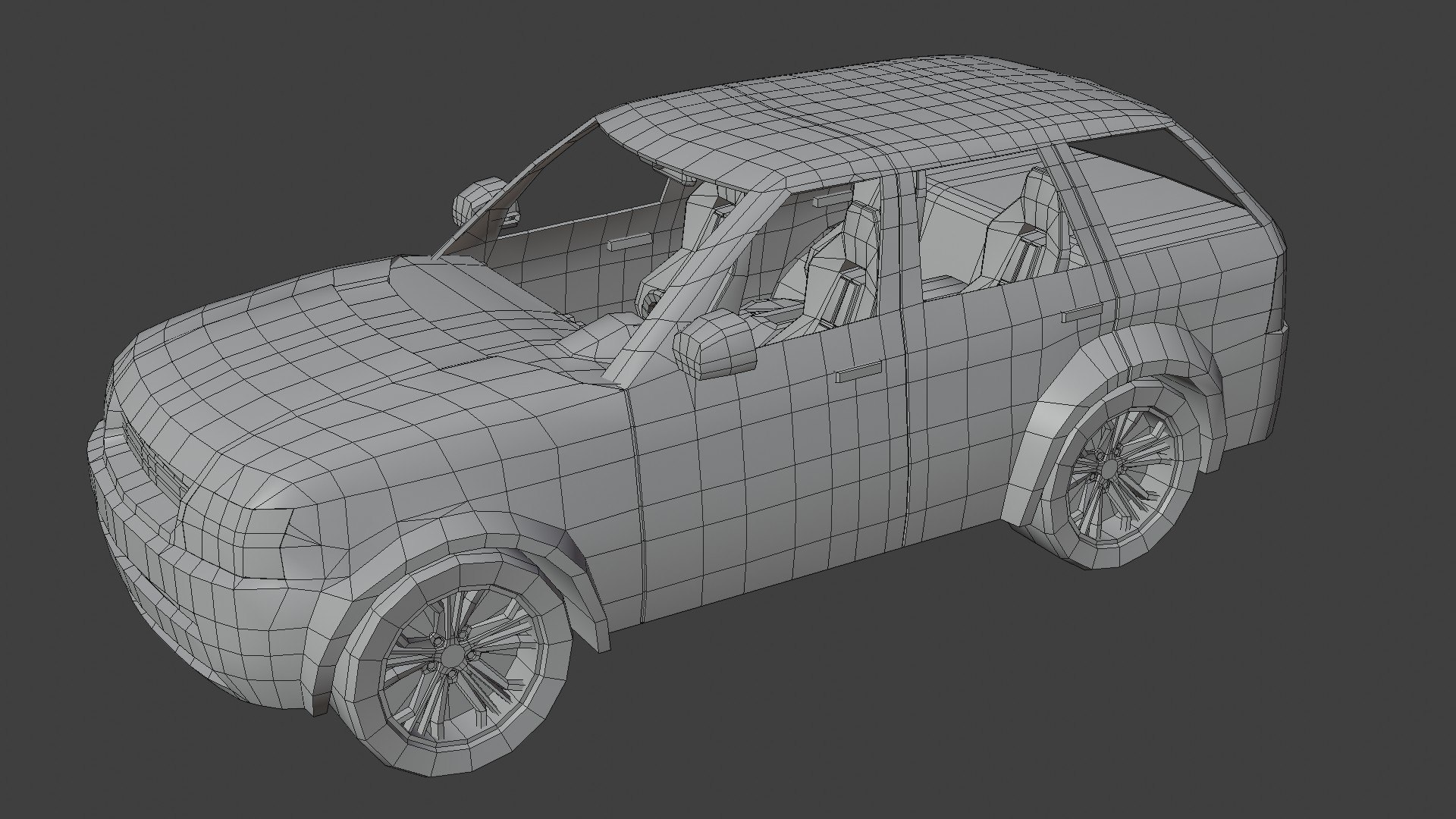 Generic Suv Car Interior 3D Model - TurboSquid 1622438