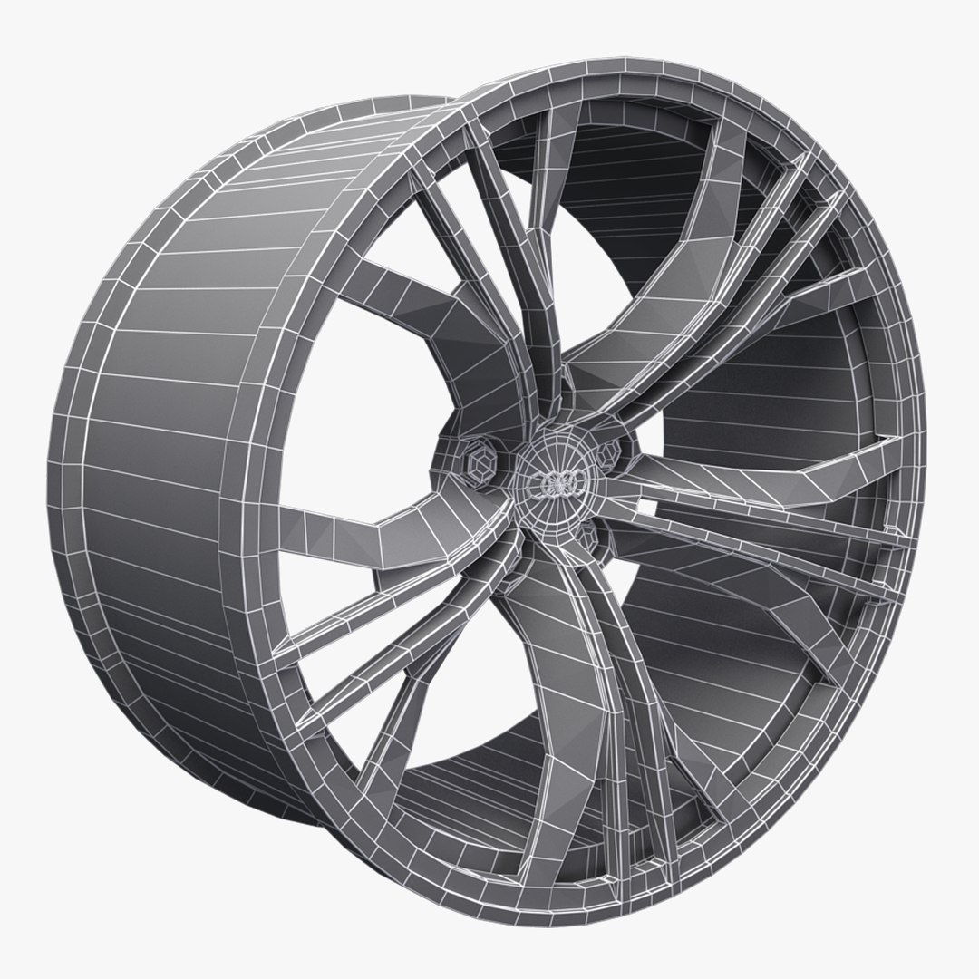 3d Audi Rim Spyder Model