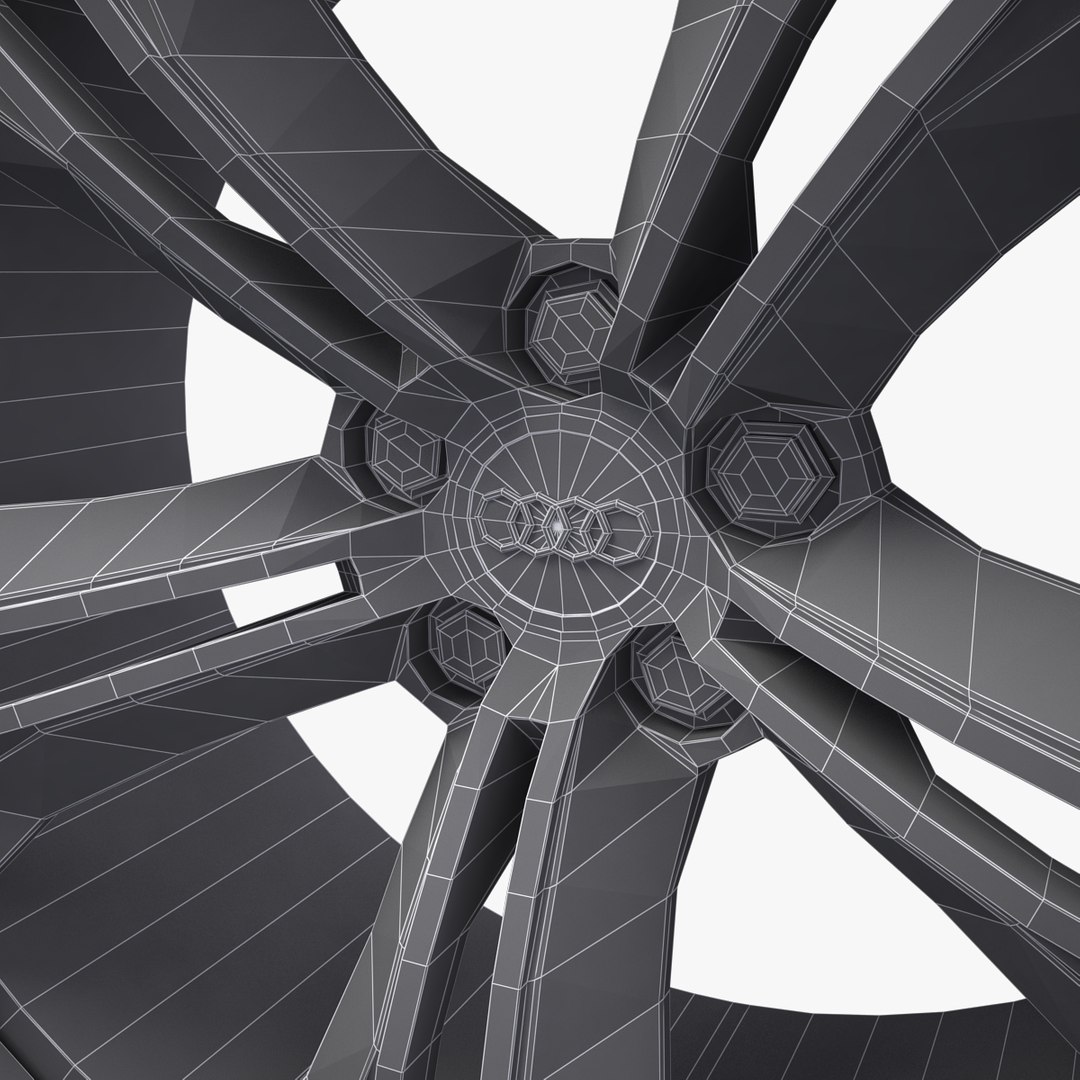 3d Audi Rim Spyder Model
