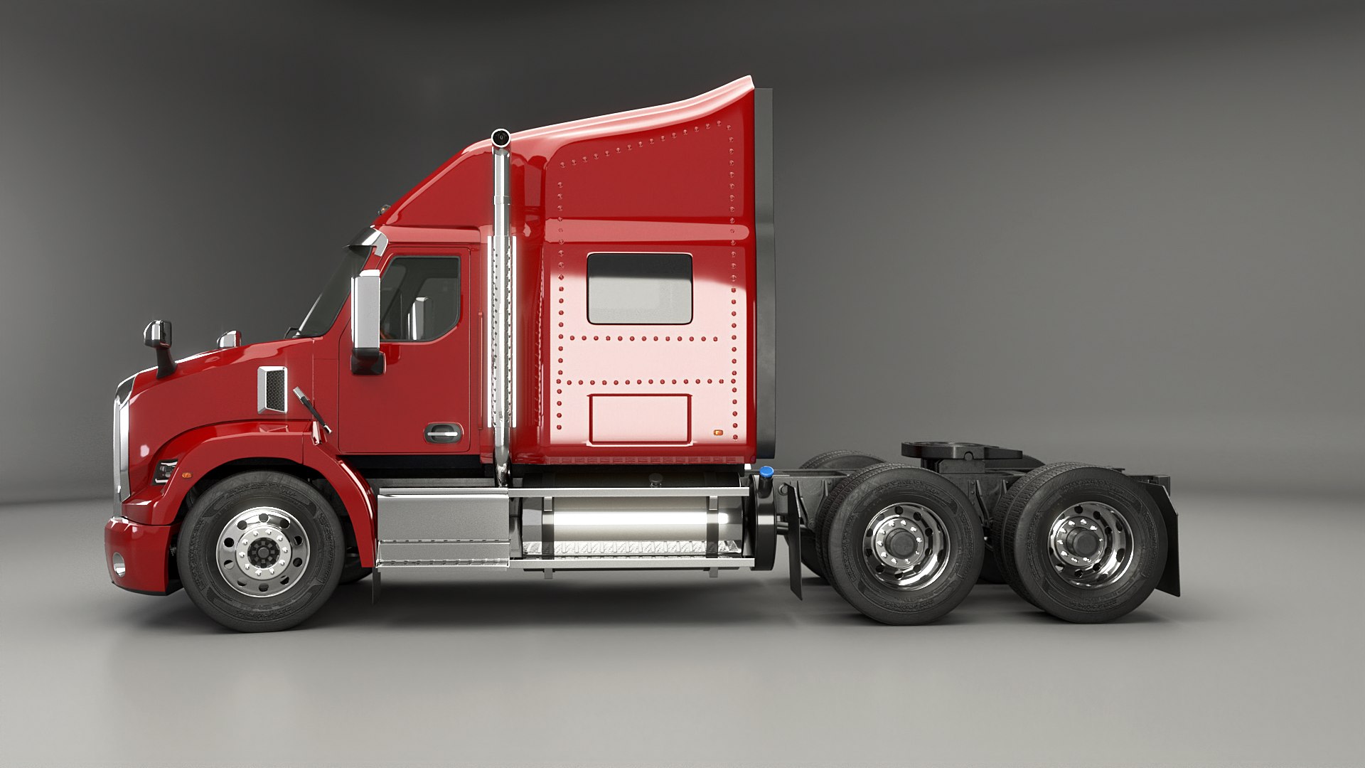 3D Generic Semi Truck Sleeper Cab - TurboSquid 2166453