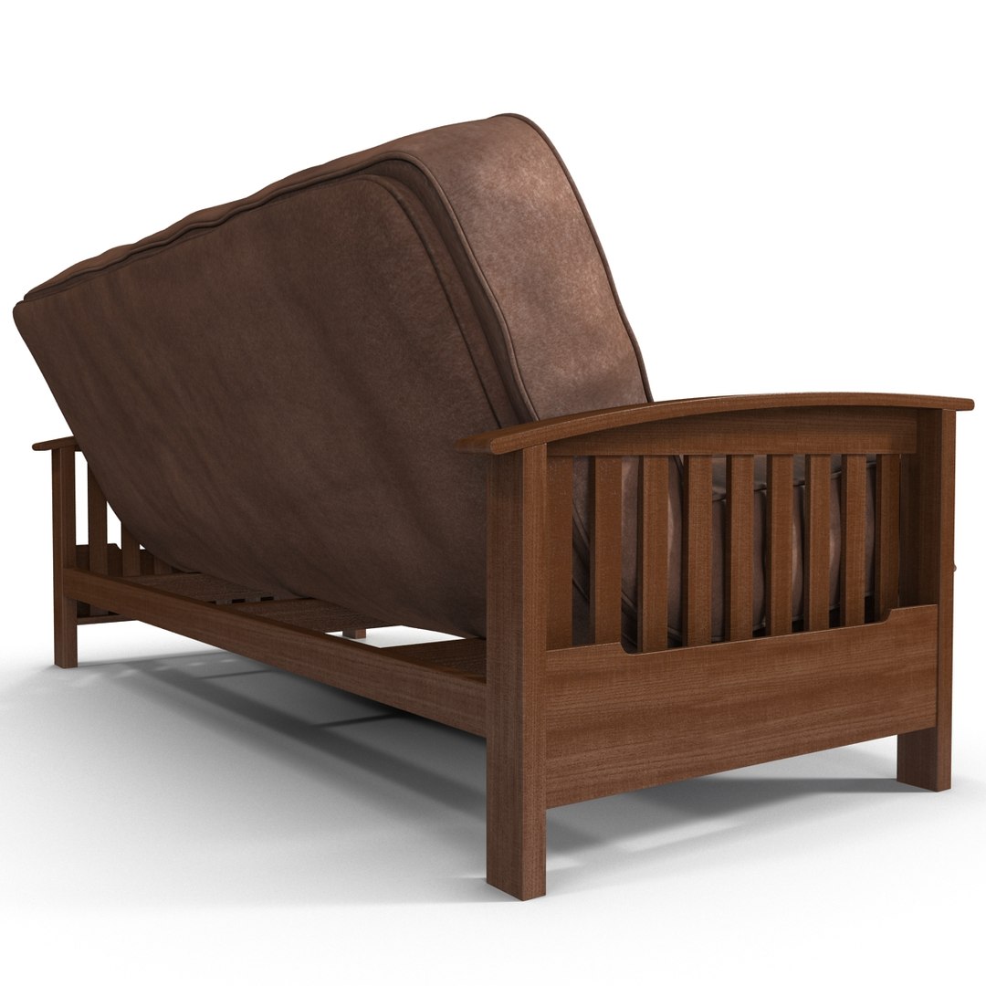 sofa futon 3d model