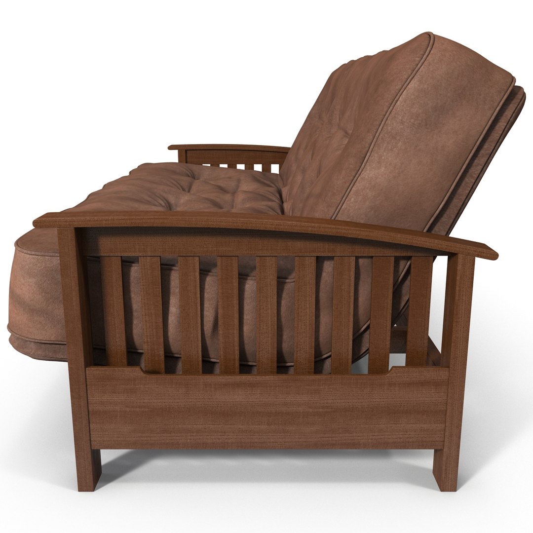 sofa futon 3d model