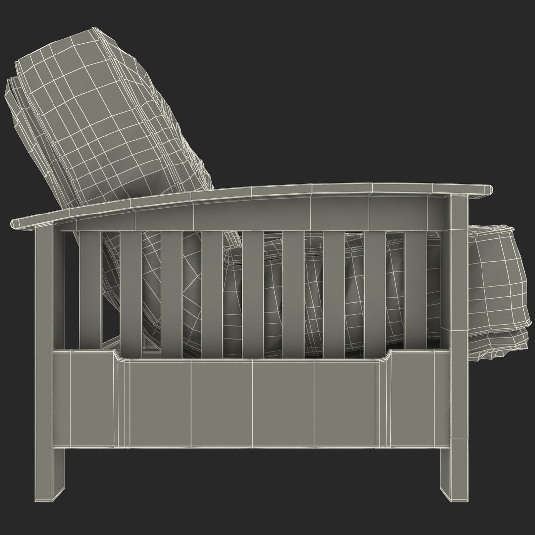 sofa futon 3d model