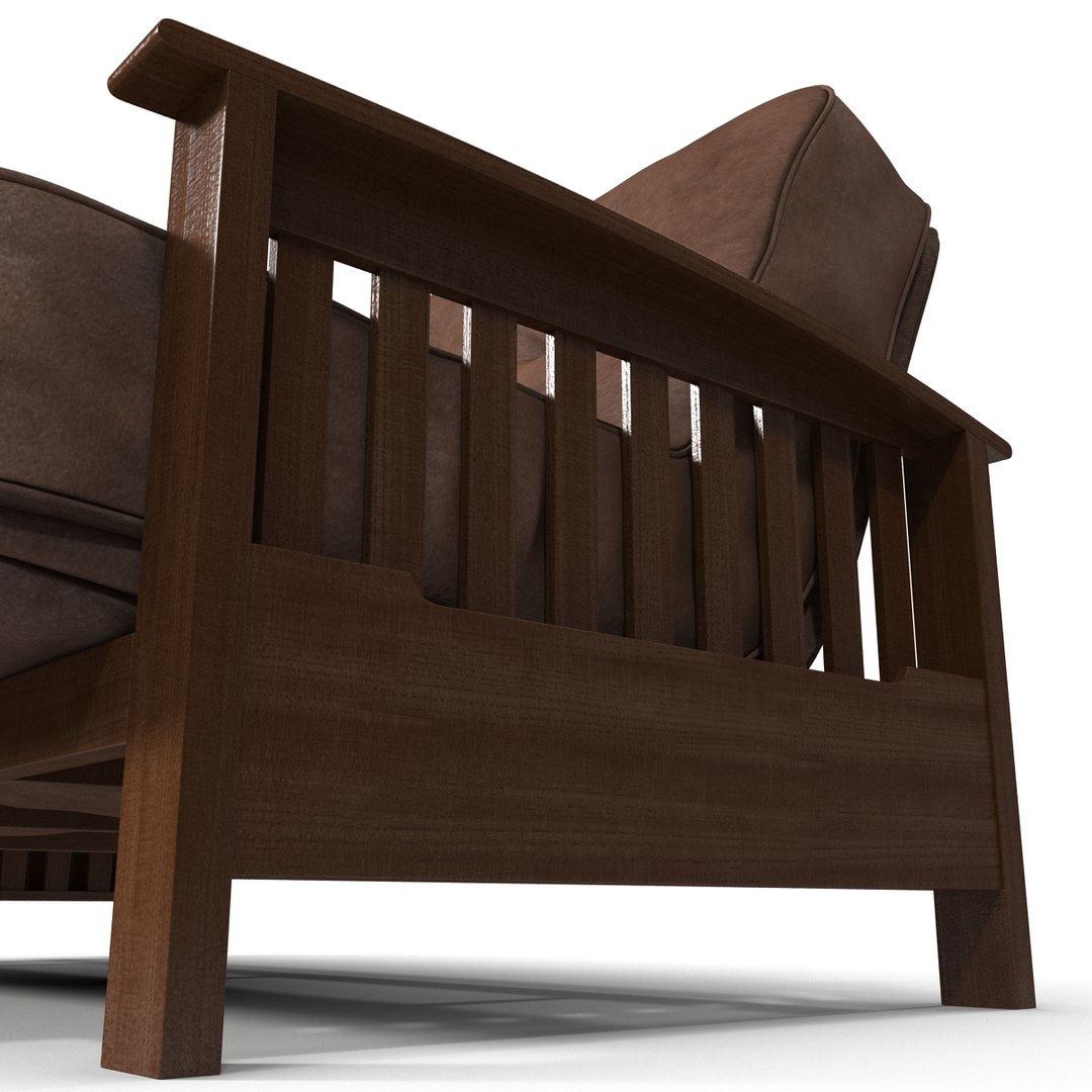 sofa futon 3d model