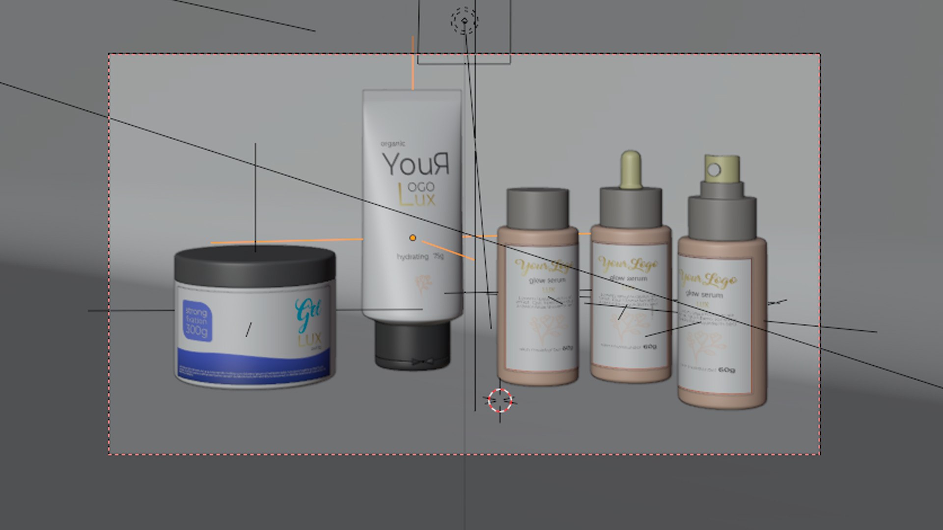 Cosmetic Bottles And Tubes Set 3D Model 3D Model - TurboSquid 1961121